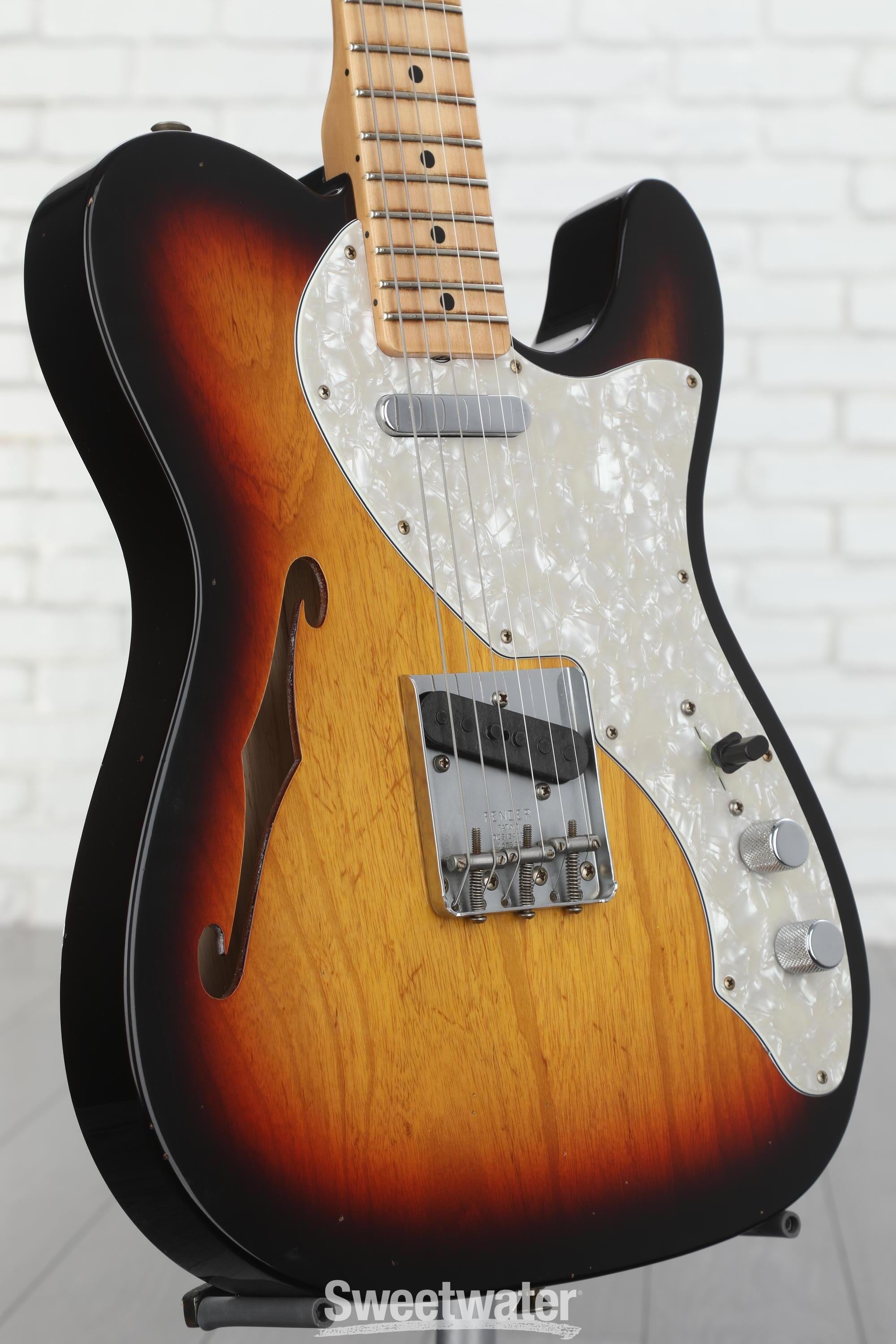 Fender Custom Shop '68 Telecaster Thinline Journeyman Relic Electric ...