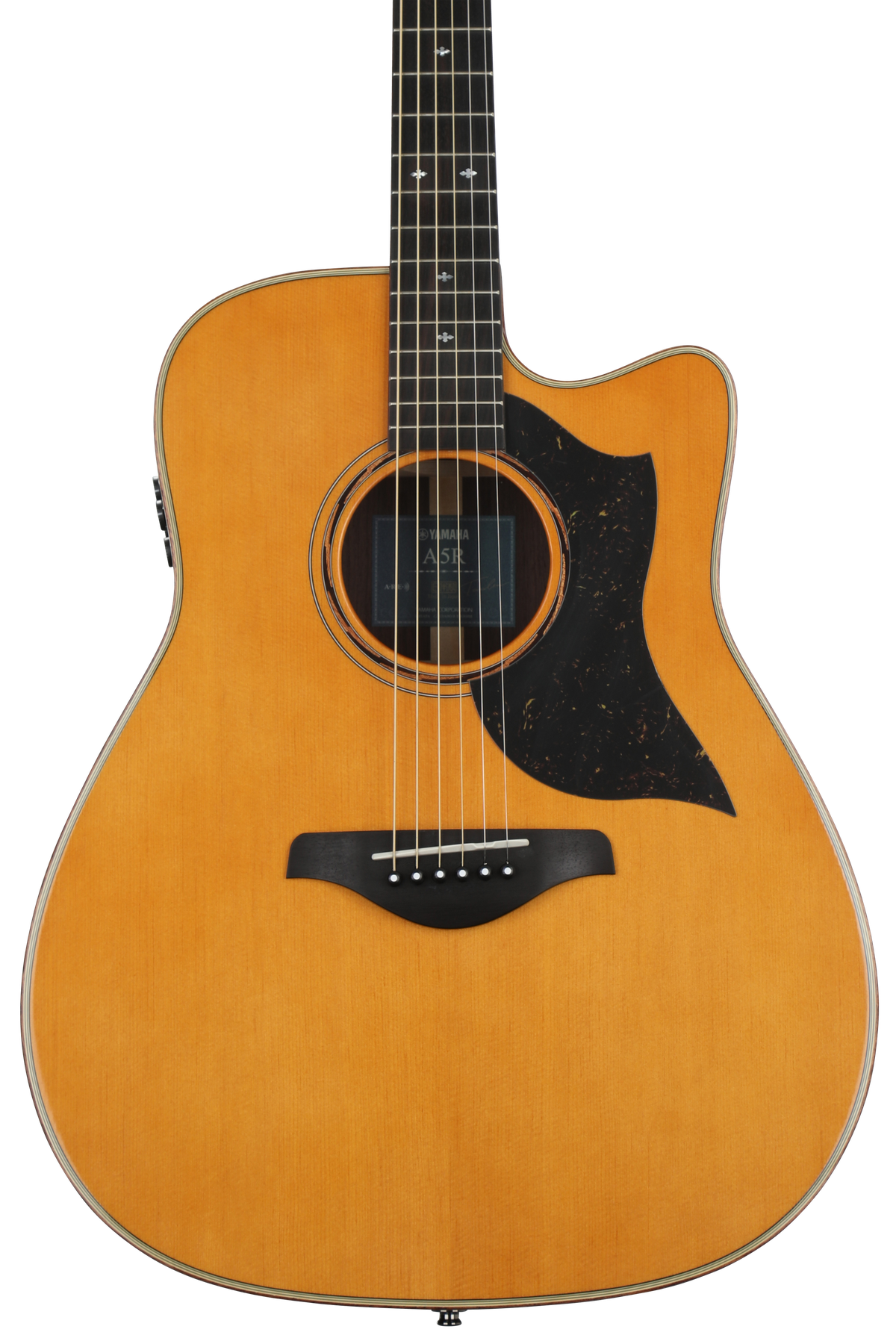 Yamaha A5R ARE Acoustic-electric Guitar - Vintage Natural Reviews ...