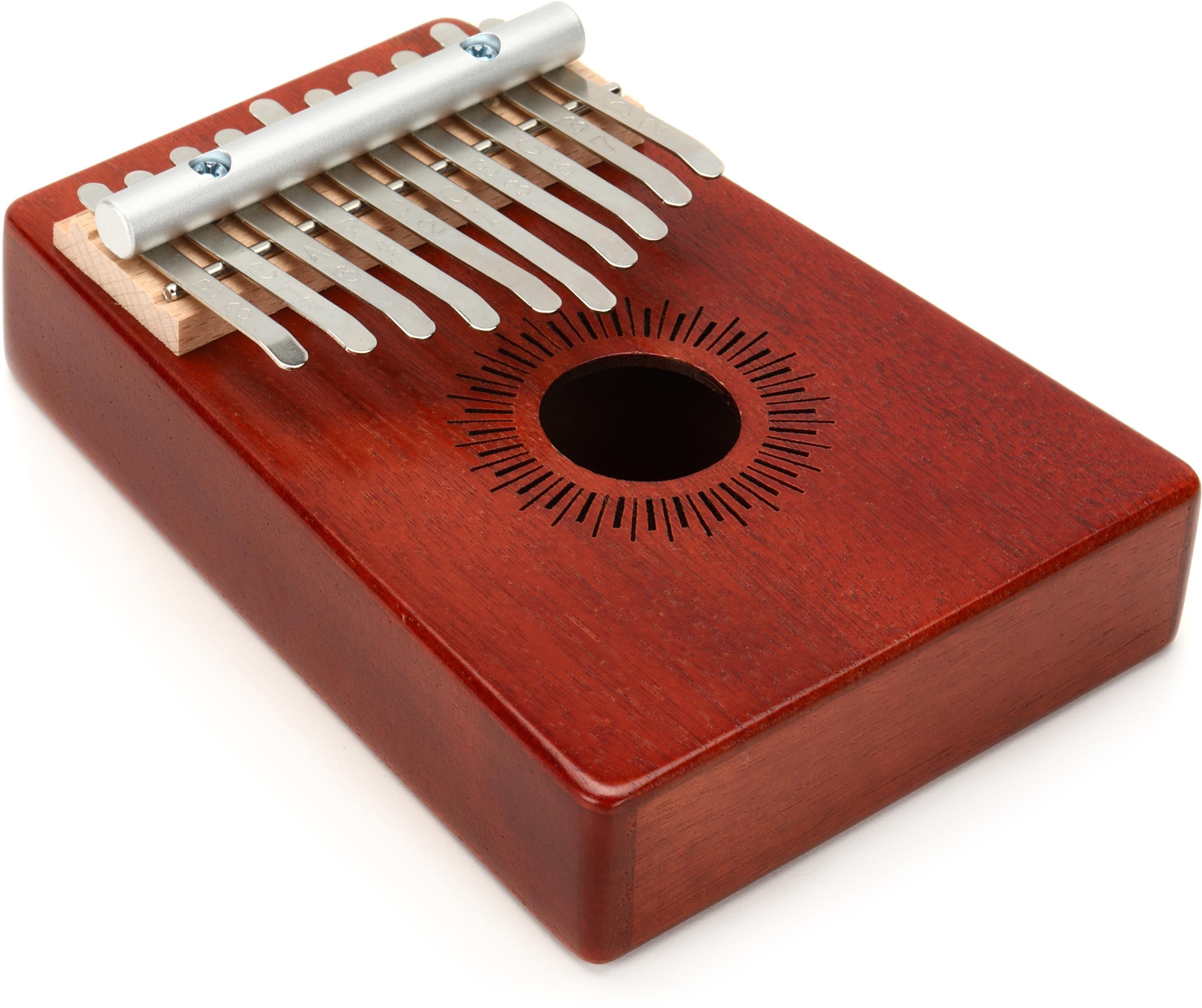 Sela SE242 Mahogany Kalimba 10-key - Red Finish | Sweetwater