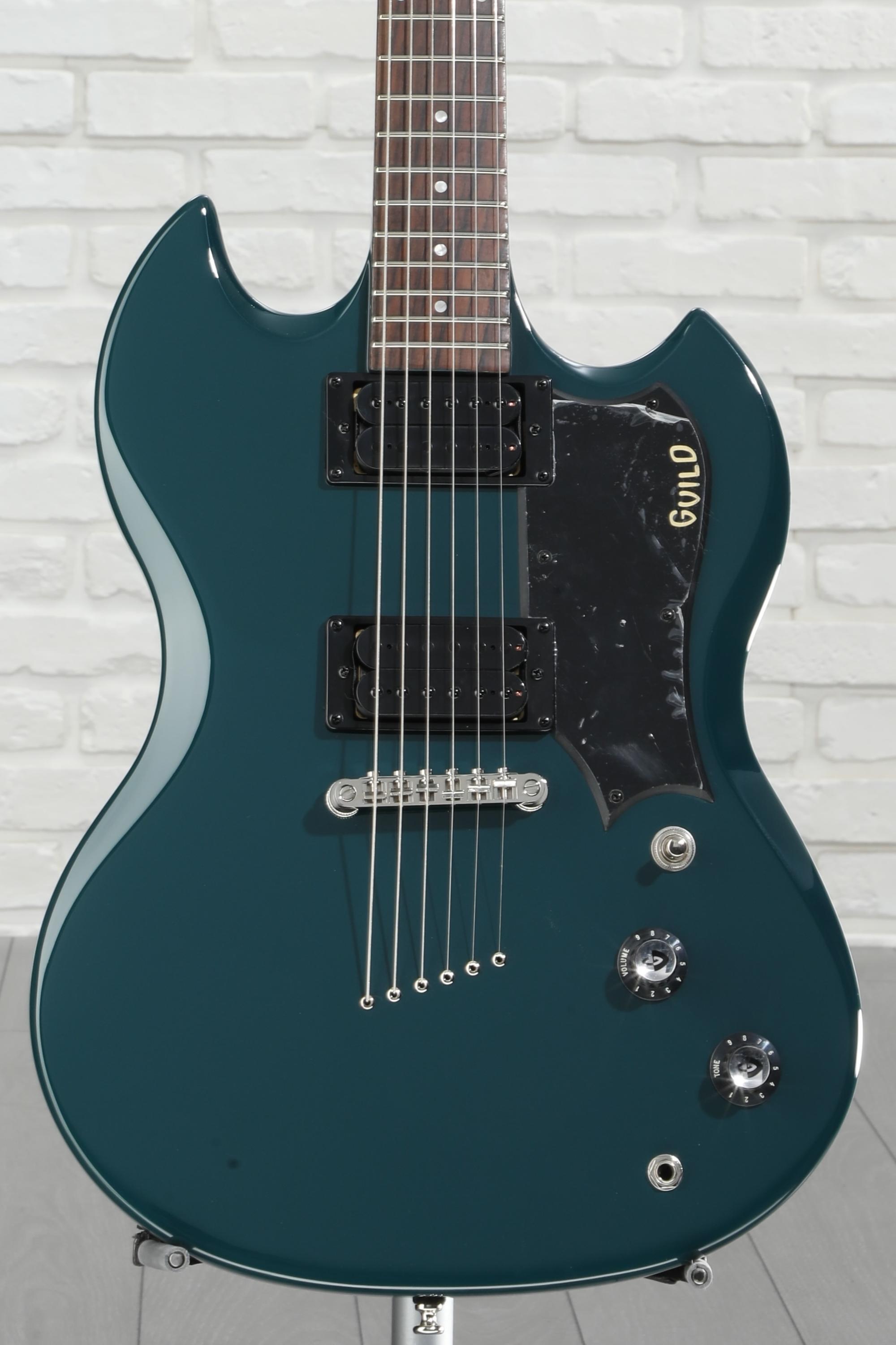 Guild Polara Electric Guitar - Blue Steel | Sweetwater