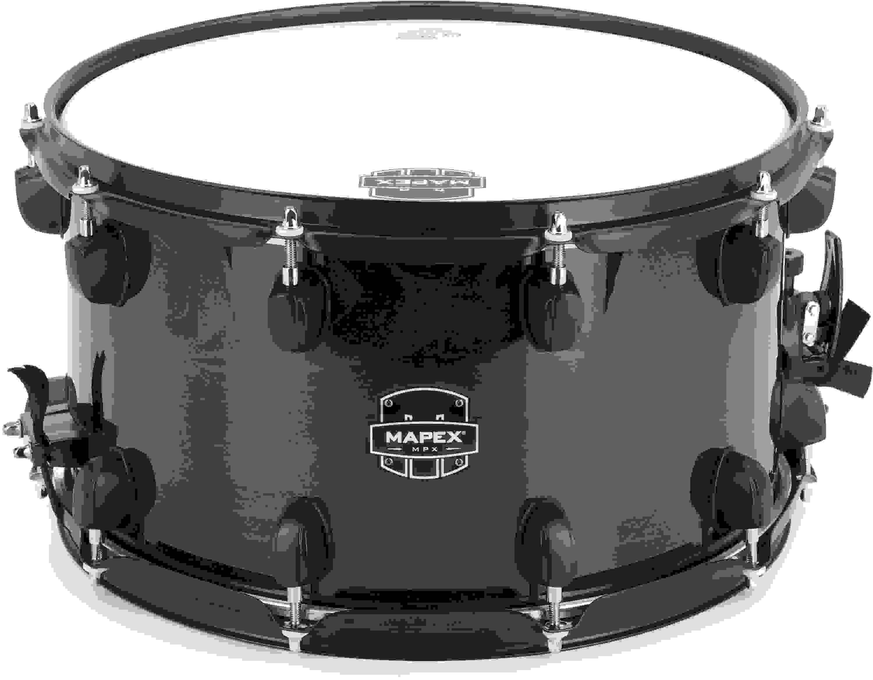 Mapex MPX Maple/Poplar Snare Drum - 8 inches x 14 inches - Black | Sweetwater