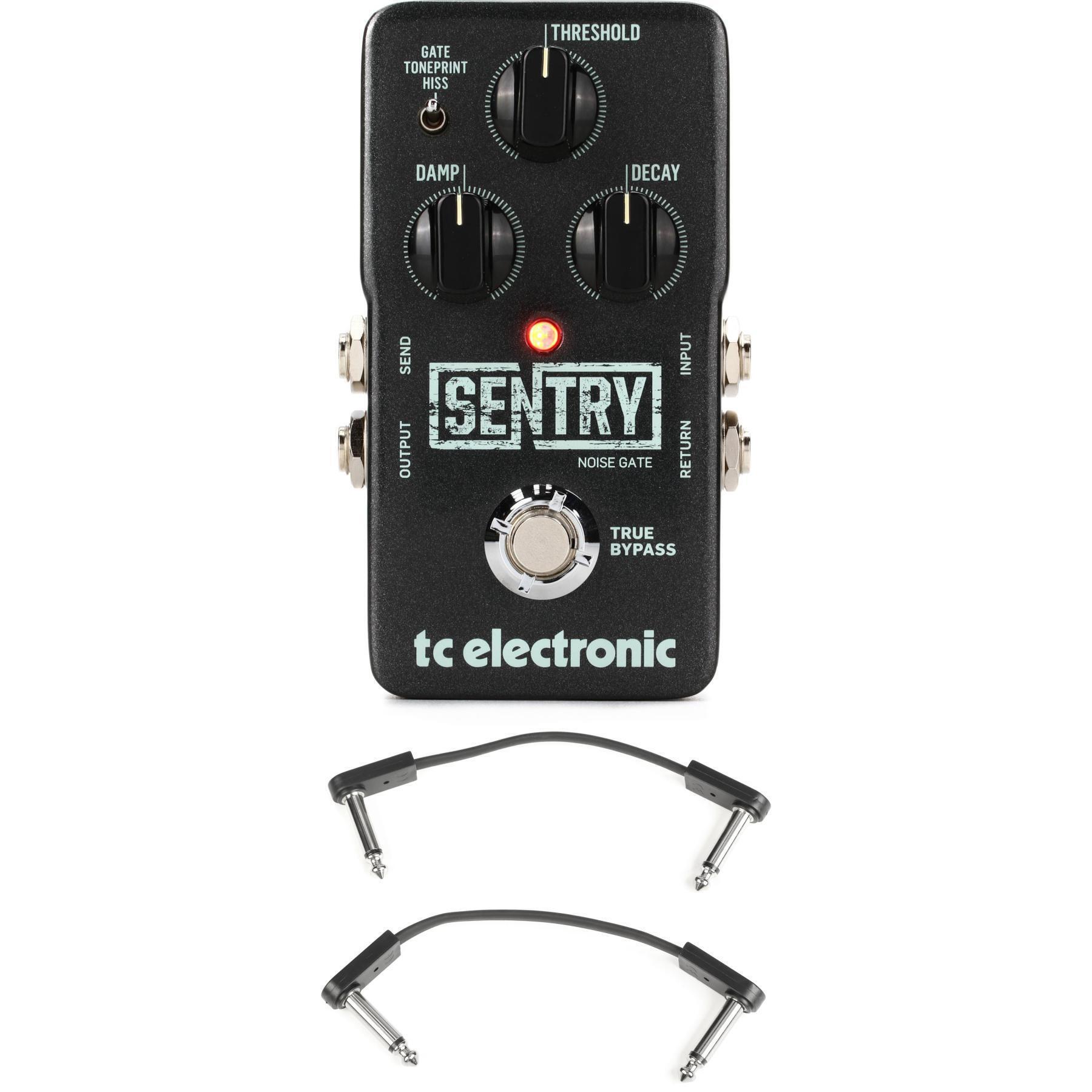 TC Electronic Sentry Noise Gate Pedal with EBS Patch Cables | Sweetwater