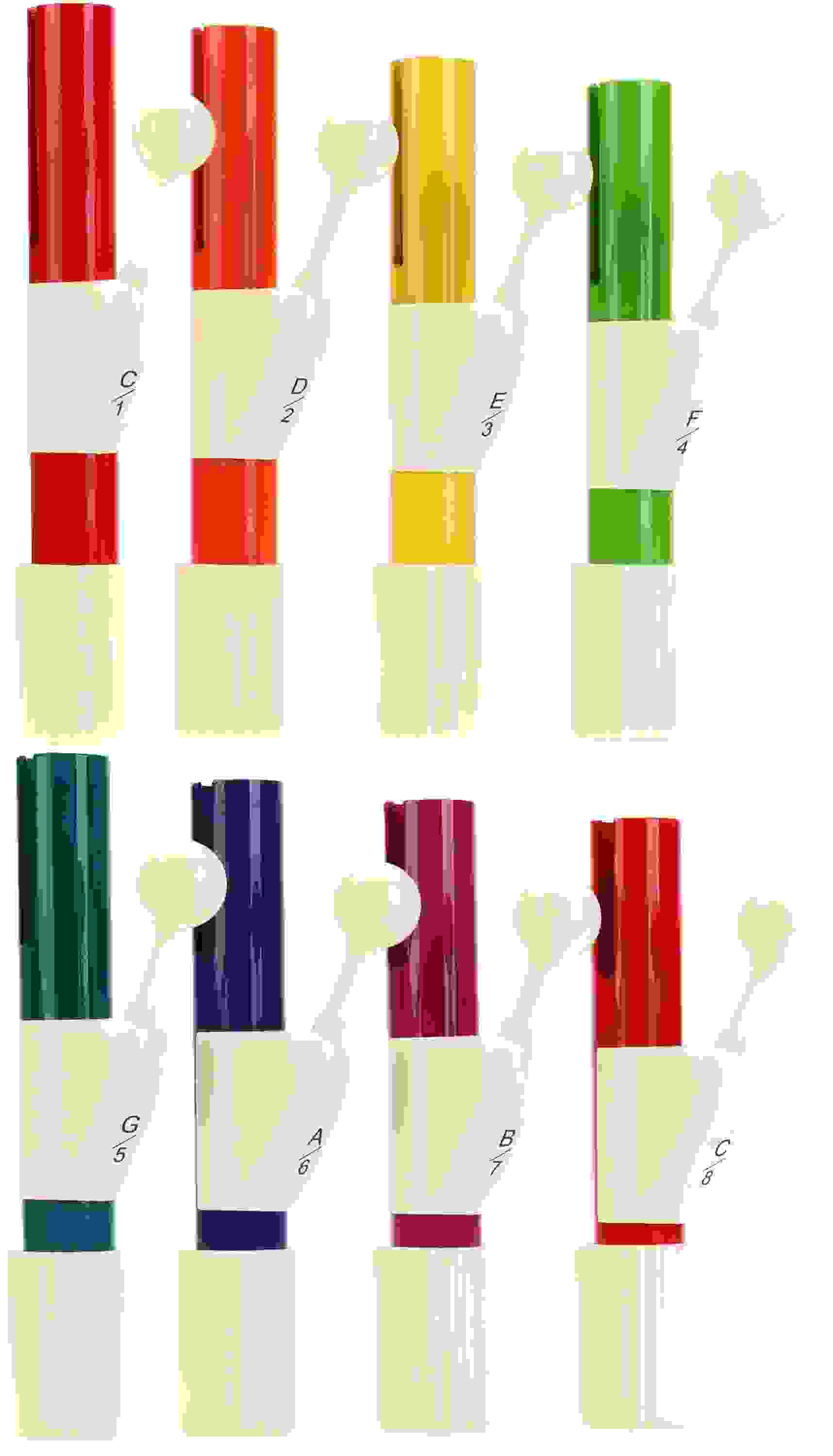 Rhythm Band Chroma-Notes Hand Chimes Set - C Major | Sweetwater