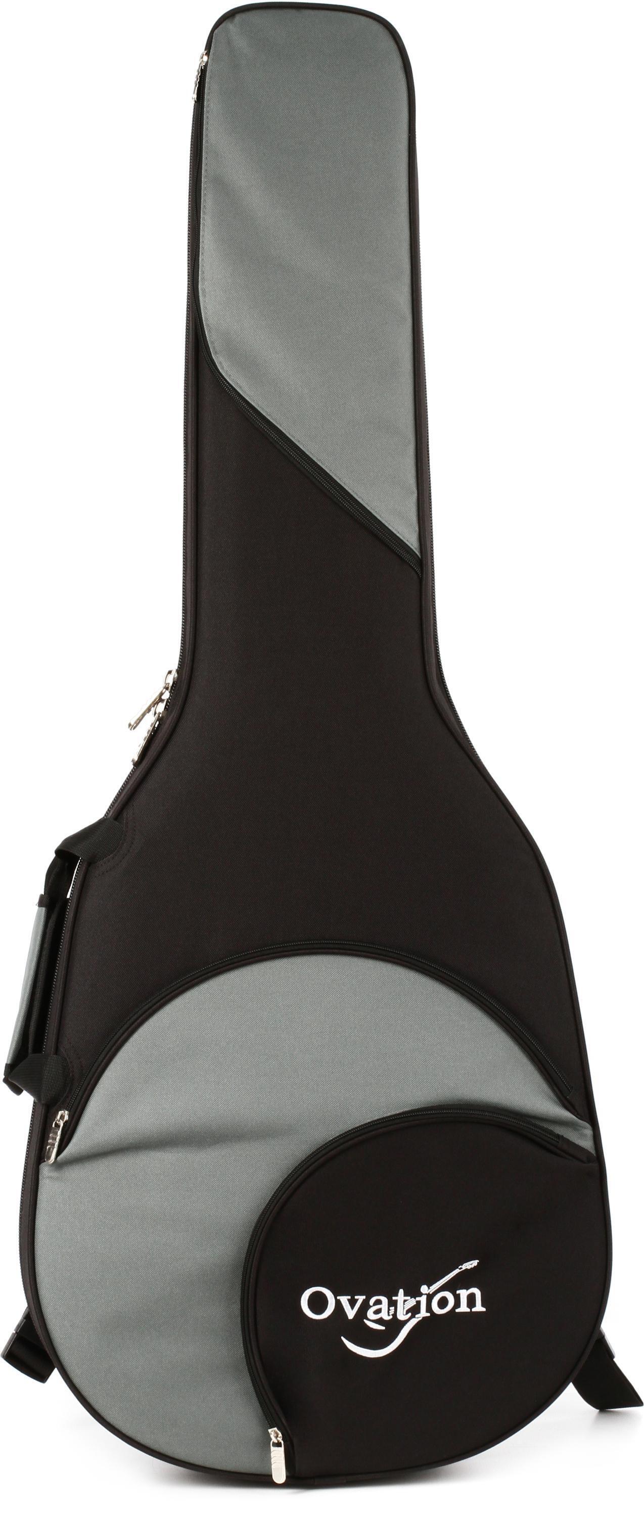 Ovation Foam Core Case for Mid-depth Bowl - Black | Sweetwater