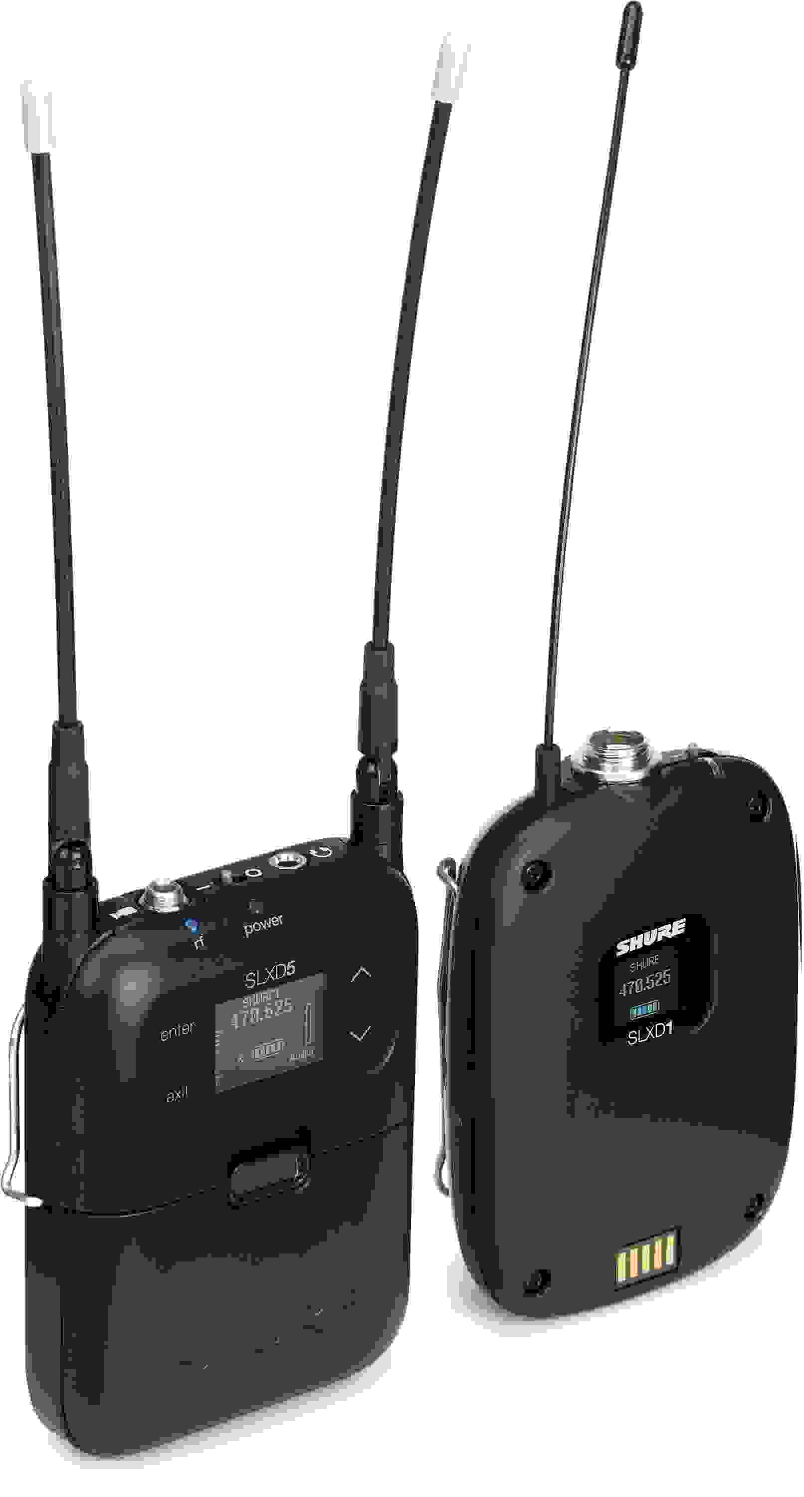 Shure SLXD15 Wireless Bodypack System - H55 Band | Sweetwater
