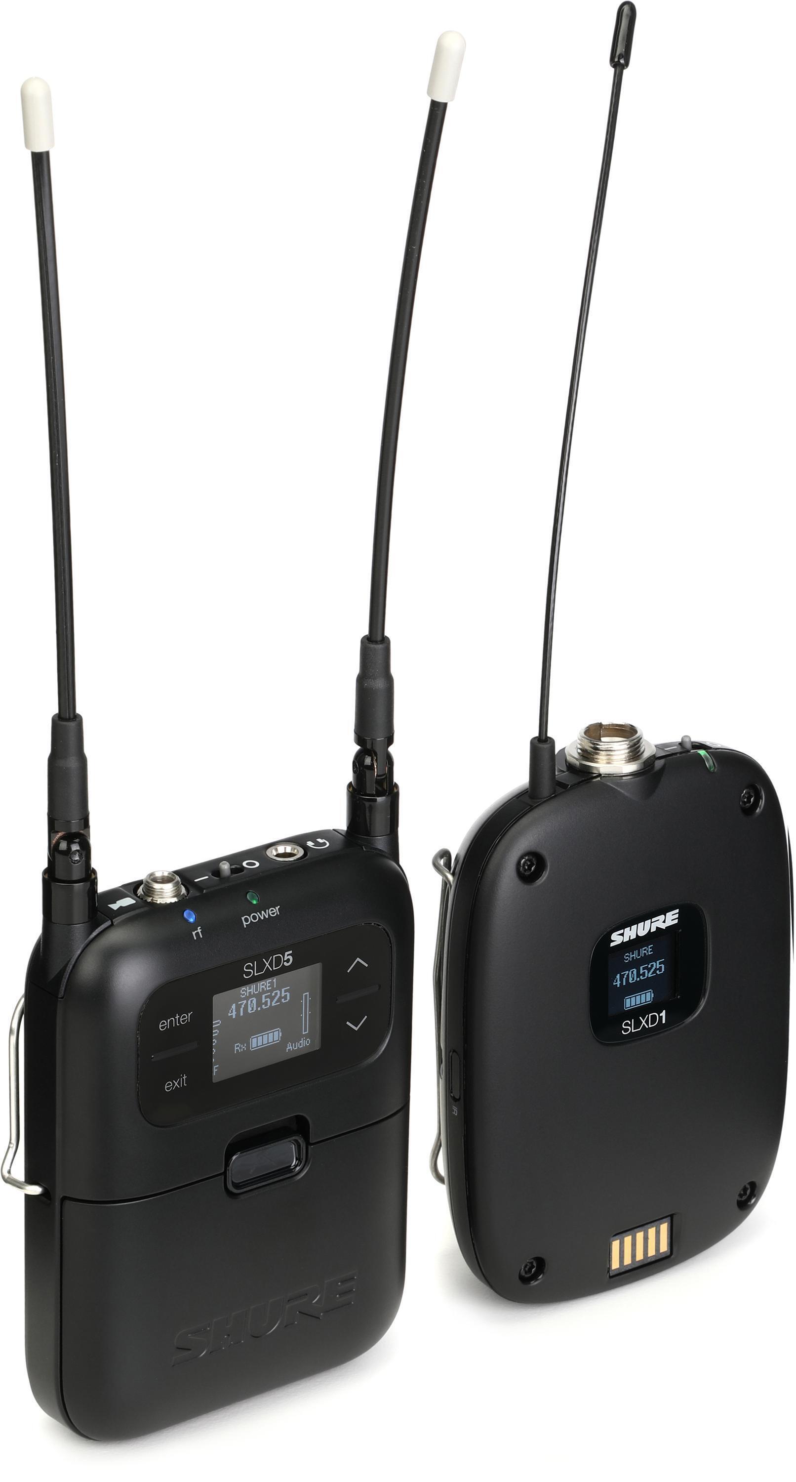 Shure SLXD15 Wireless Bodypack System - H55 Band | Sweetwater