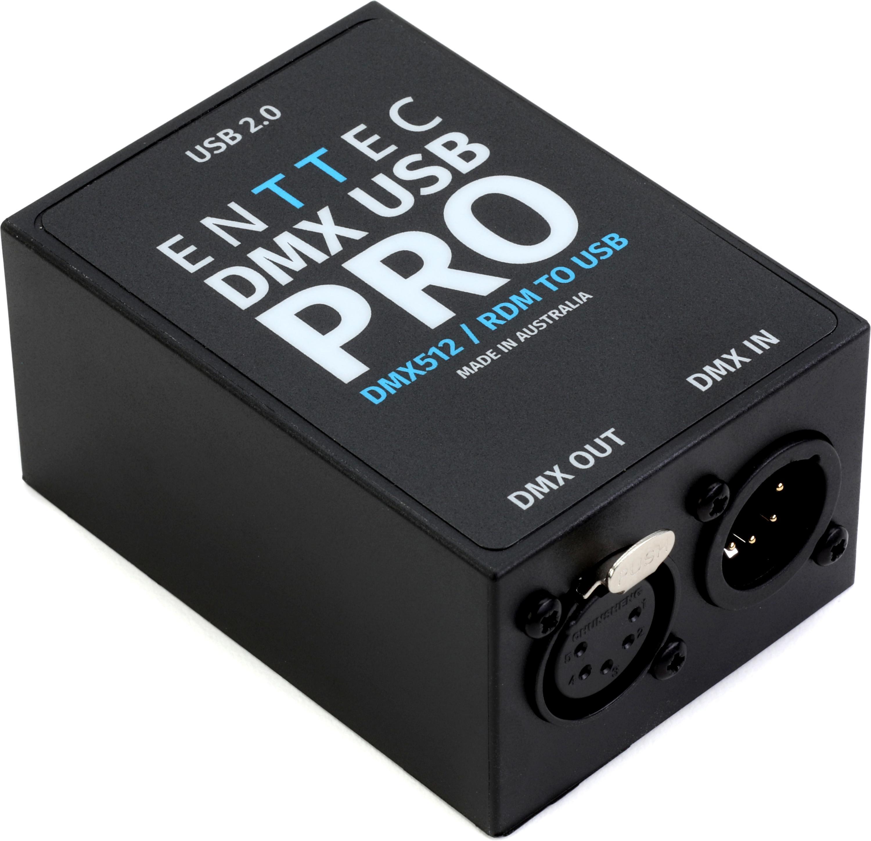 ENTTEC DMX USB Pro 512-channel USB DMX Interface | Sweetwater