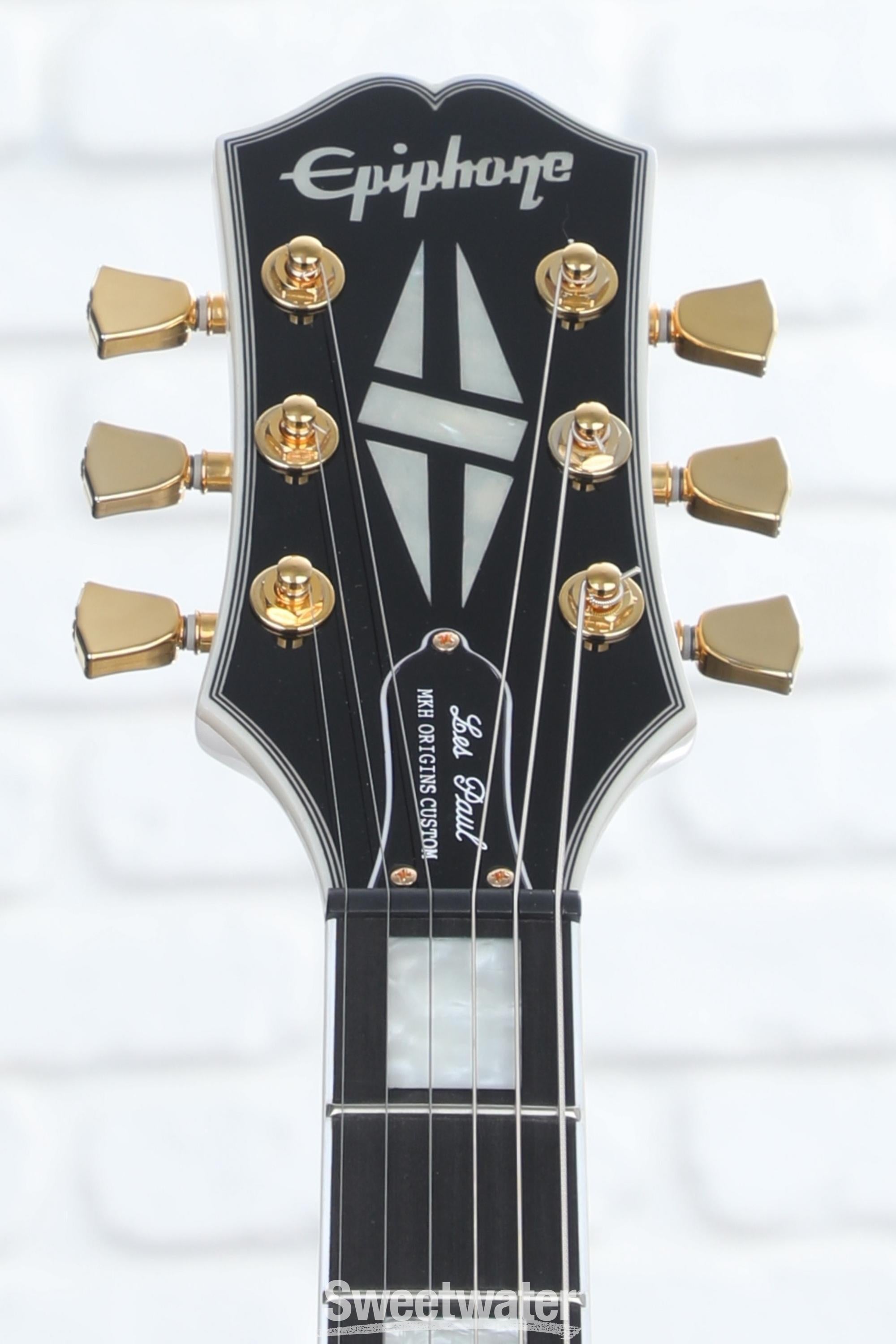 Epiphone Left-handed Matt Heafy Les Paul Custom Origins Electric Guitar ...