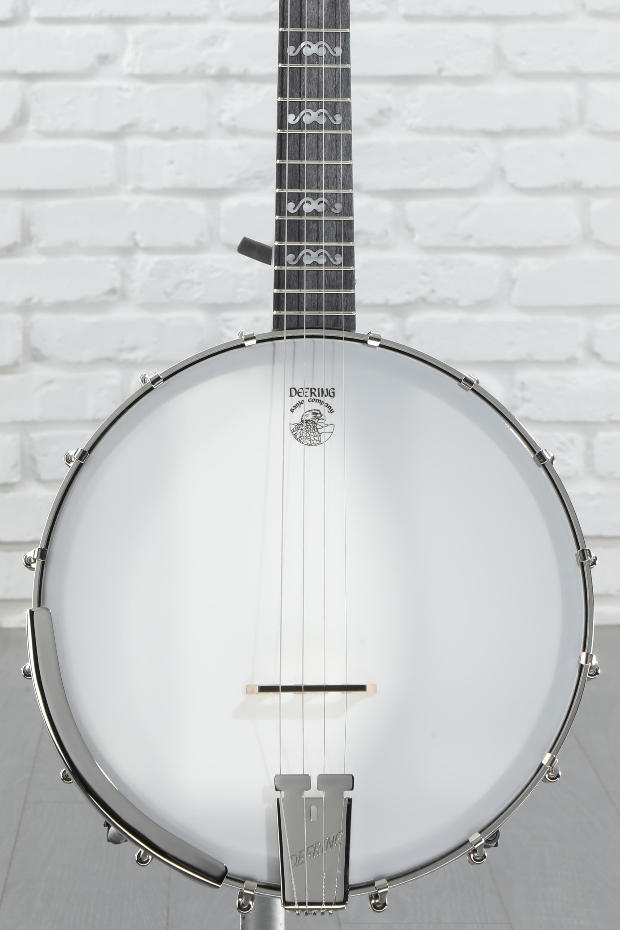 Deering Artisan Goodtime 19-fret Tenor Banjo - Dark Red Mahogany Satin ...