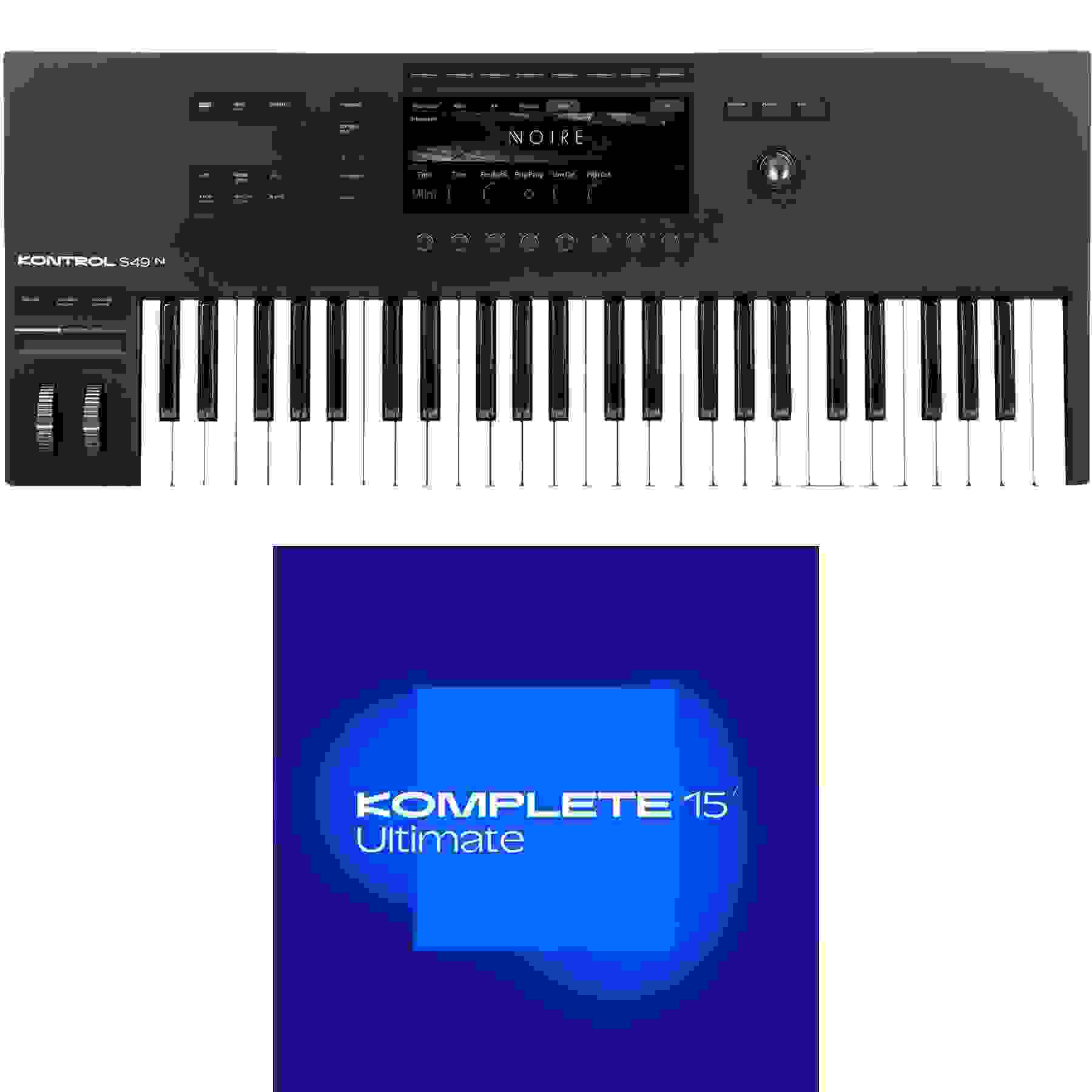 Native Instruments Kontrol S49 Mk3 49-key Smart Keyboard Controller ...