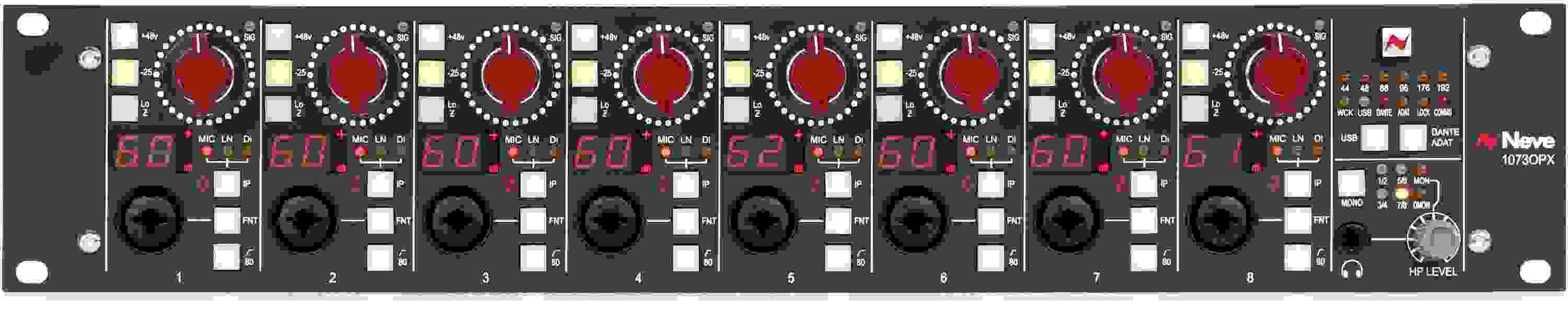 Neve 1073OPX 8-channel Microphone Preamp with Remote Control Software ...