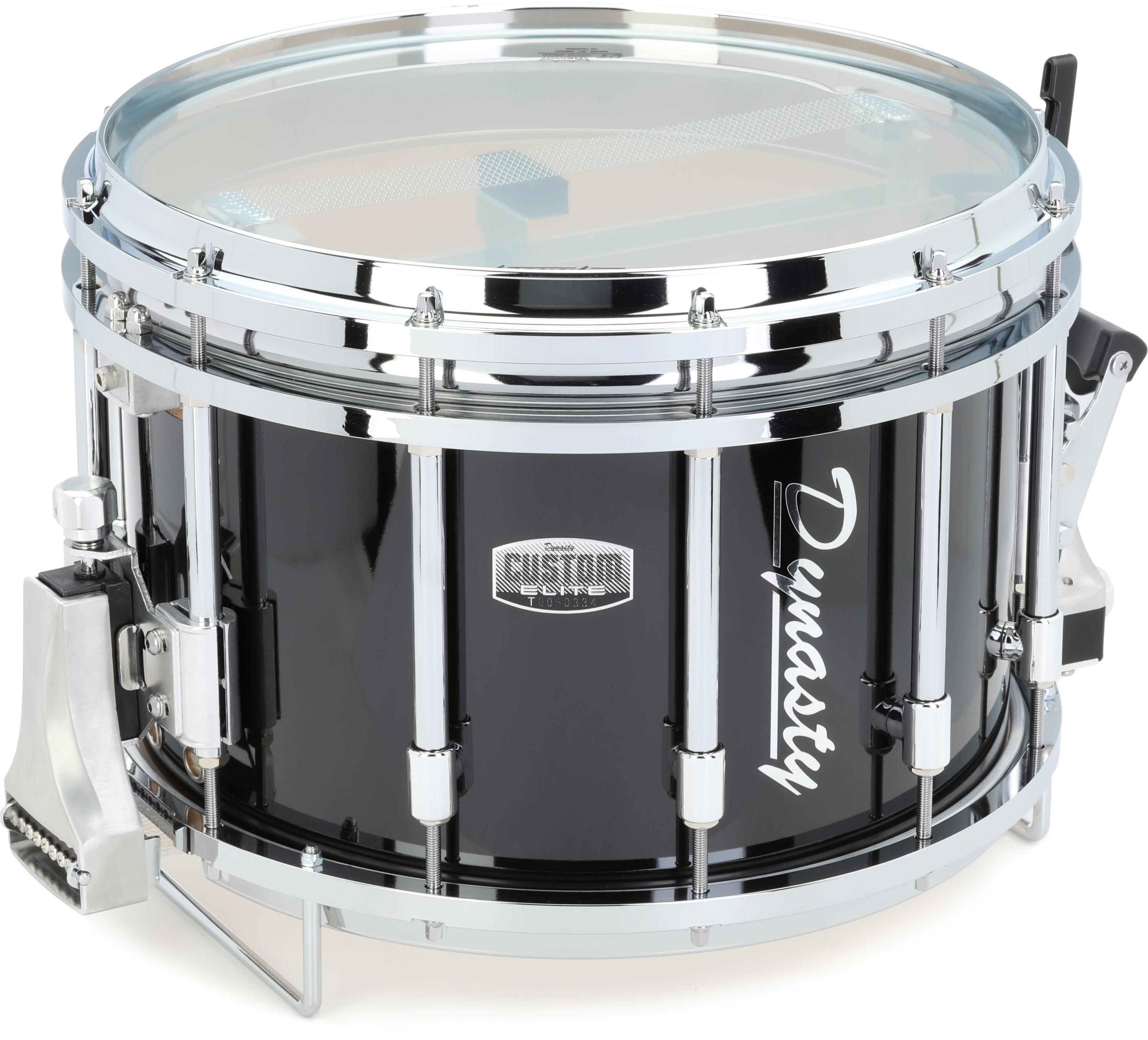 Dynasty DFS Custom Elite Shorty Marching Double Snare Drum - Black ...
