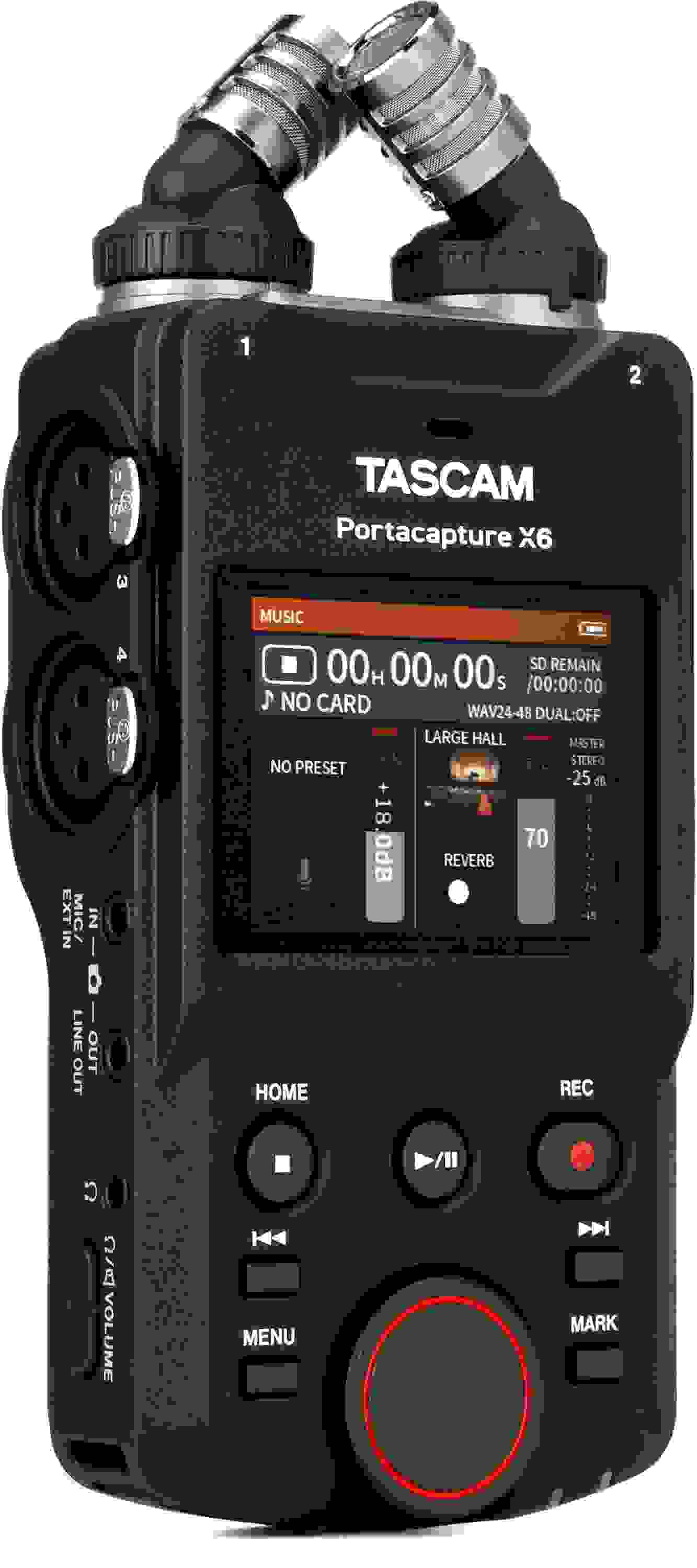 TASCAM Portacapture X6 32-bit 6-Channel Multitrack Field Recorder ...