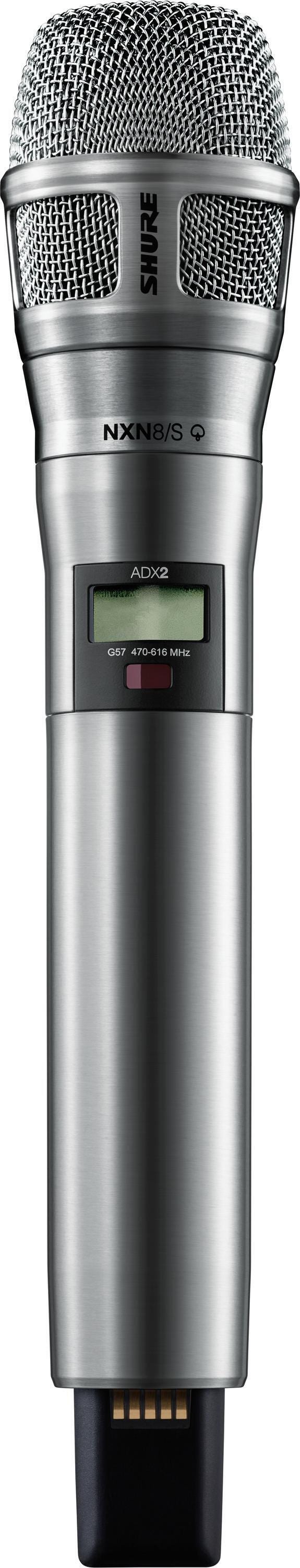 Shure ADX2/Nexadyne Wireless Handheld Microphone Transmitter - Nickel ...