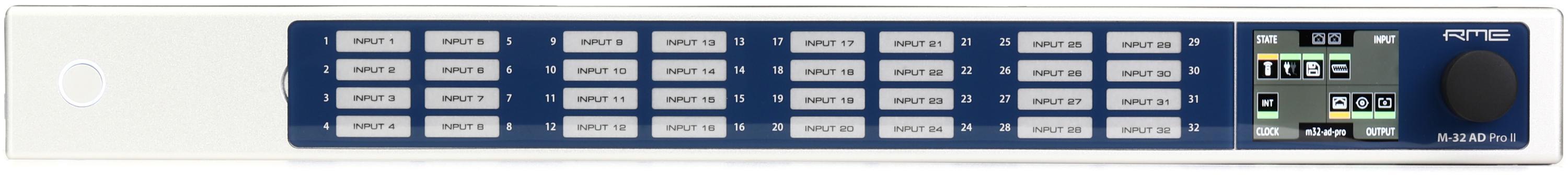 RME M-32 AD Pro II AVB 32-channel A/D Converter | Sweetwater