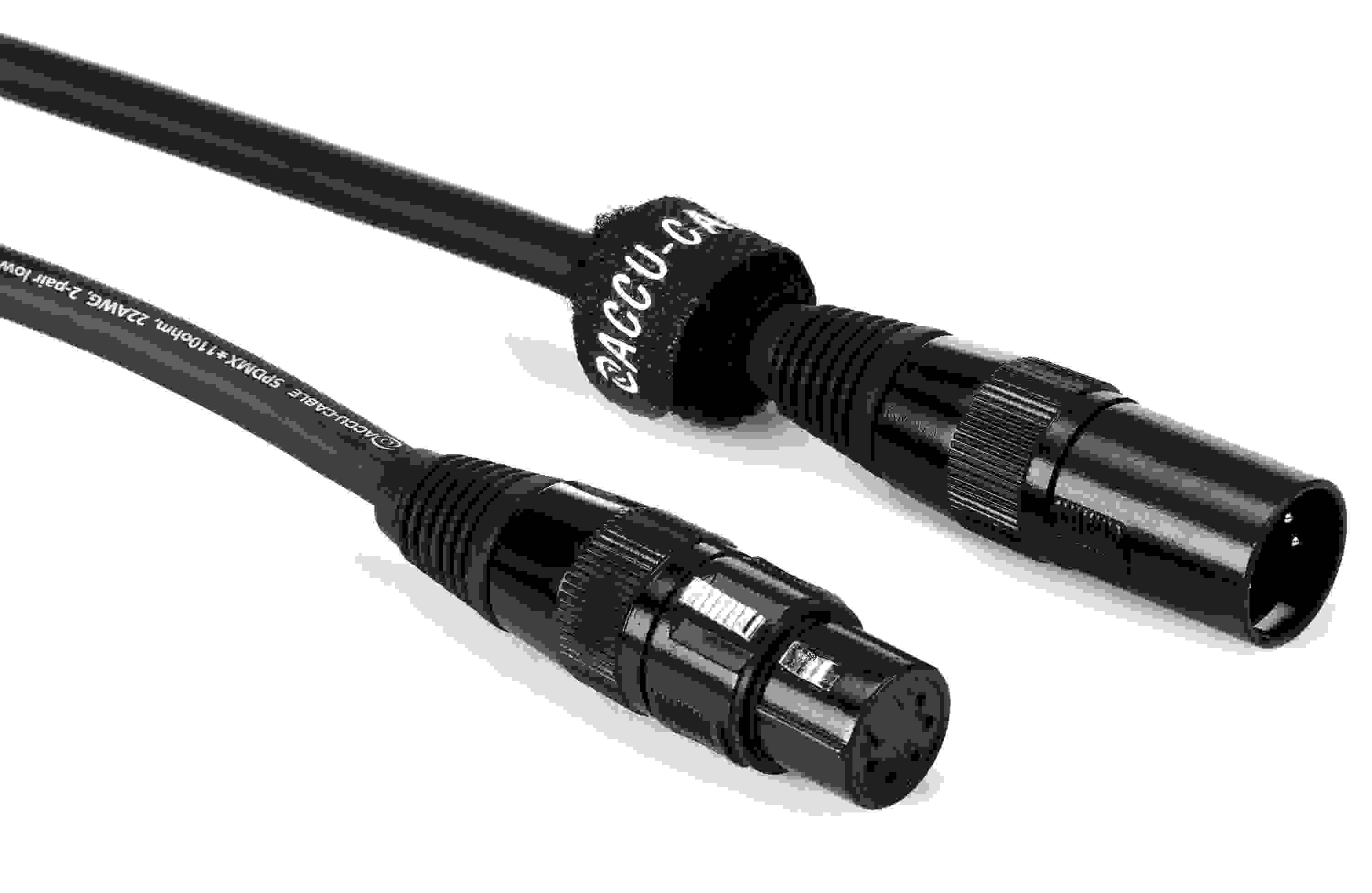 Accu-Cable AC5PDMX50 5-pin/5-conductor DMX Cable - 50 foot | Sweetwater