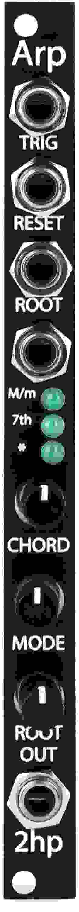 2HP Arp Eurorack Arpeggiator Module - Black | Sweetwater