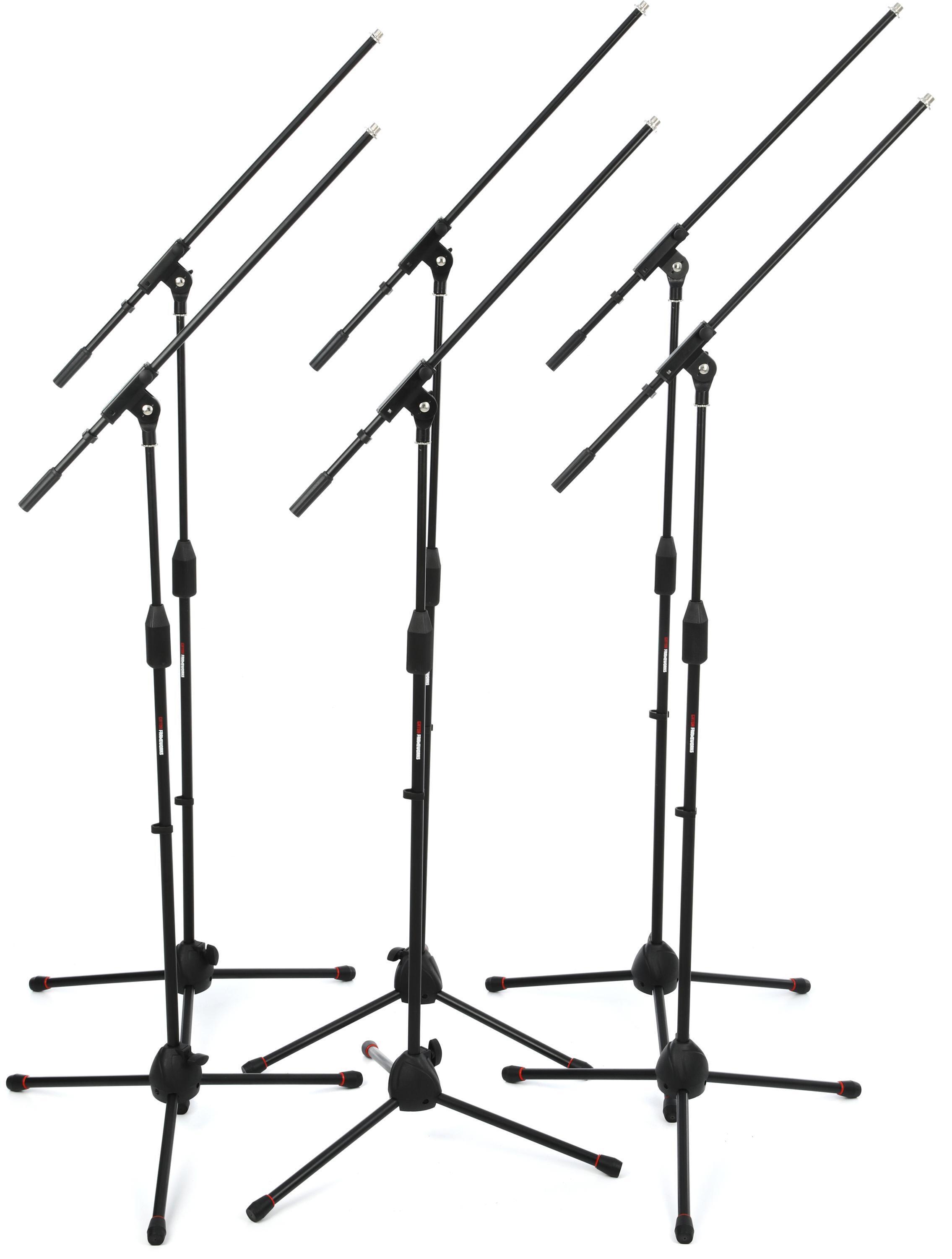 Gator Frameworks Microphone Boom Stand 6-pack with Carry Bag | Sweetwater
