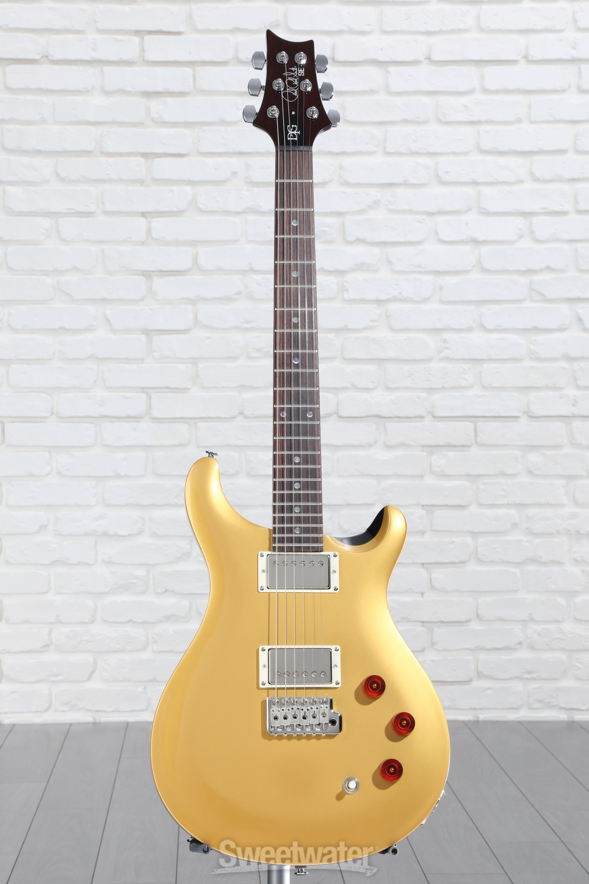 PRS SE DGT David Grissom Signature Solidbody Electric Guitar - Gold Top ...