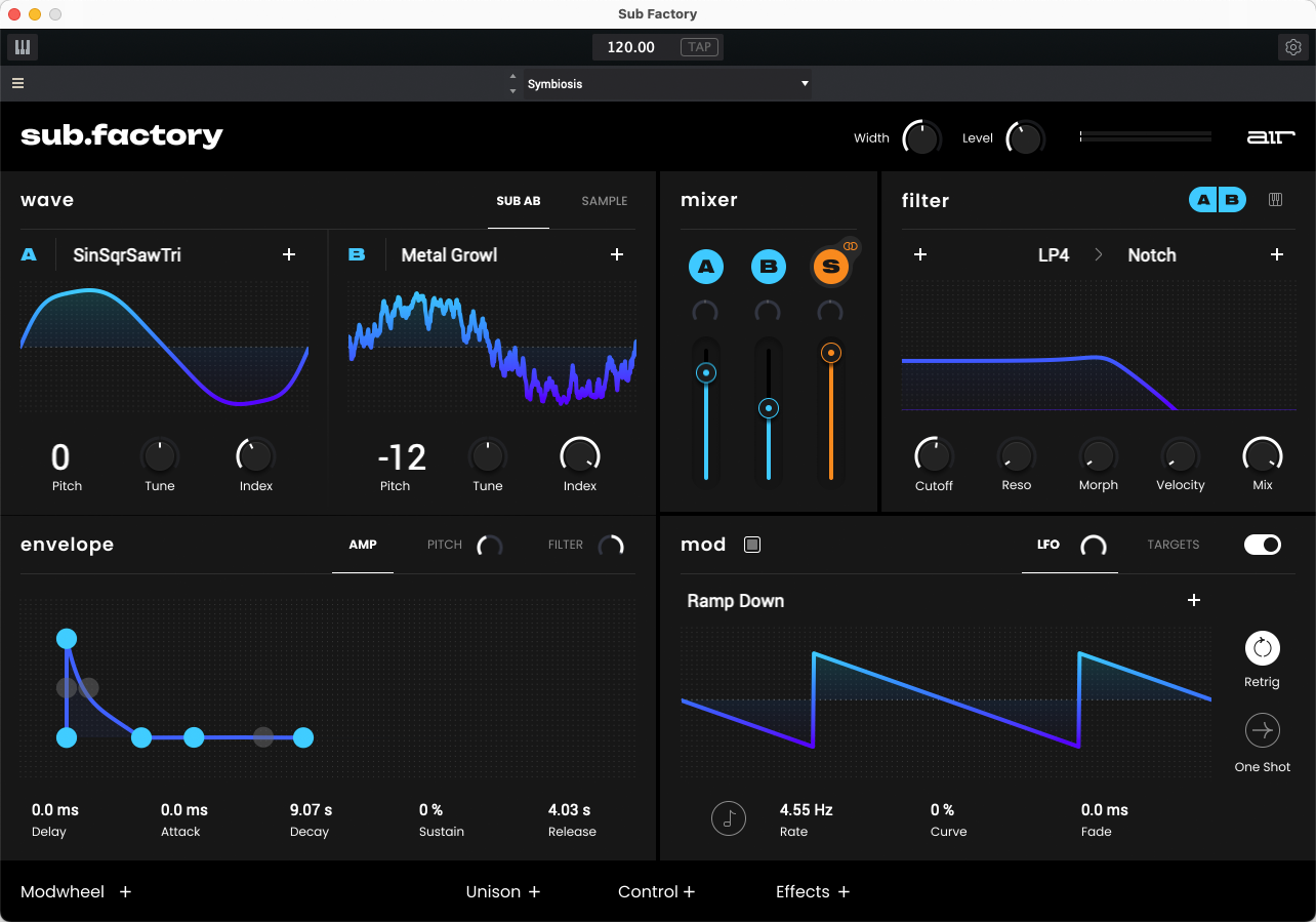 AIR Sub Factory Bass Synth Plug-in | Sweetwater
