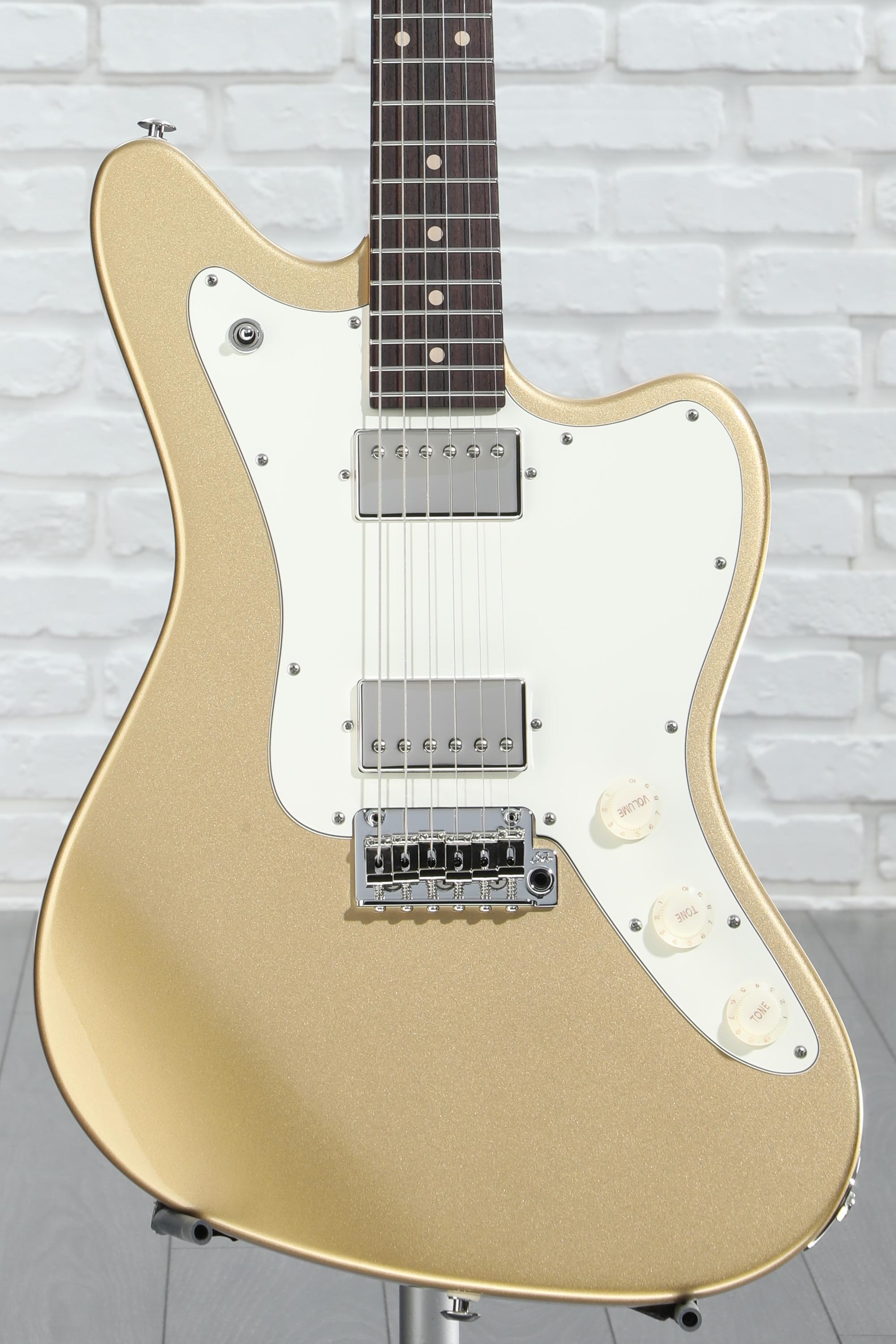 Suhr Classic JM HH Electric Guitar with Tremolo - Gold | Sweetwater