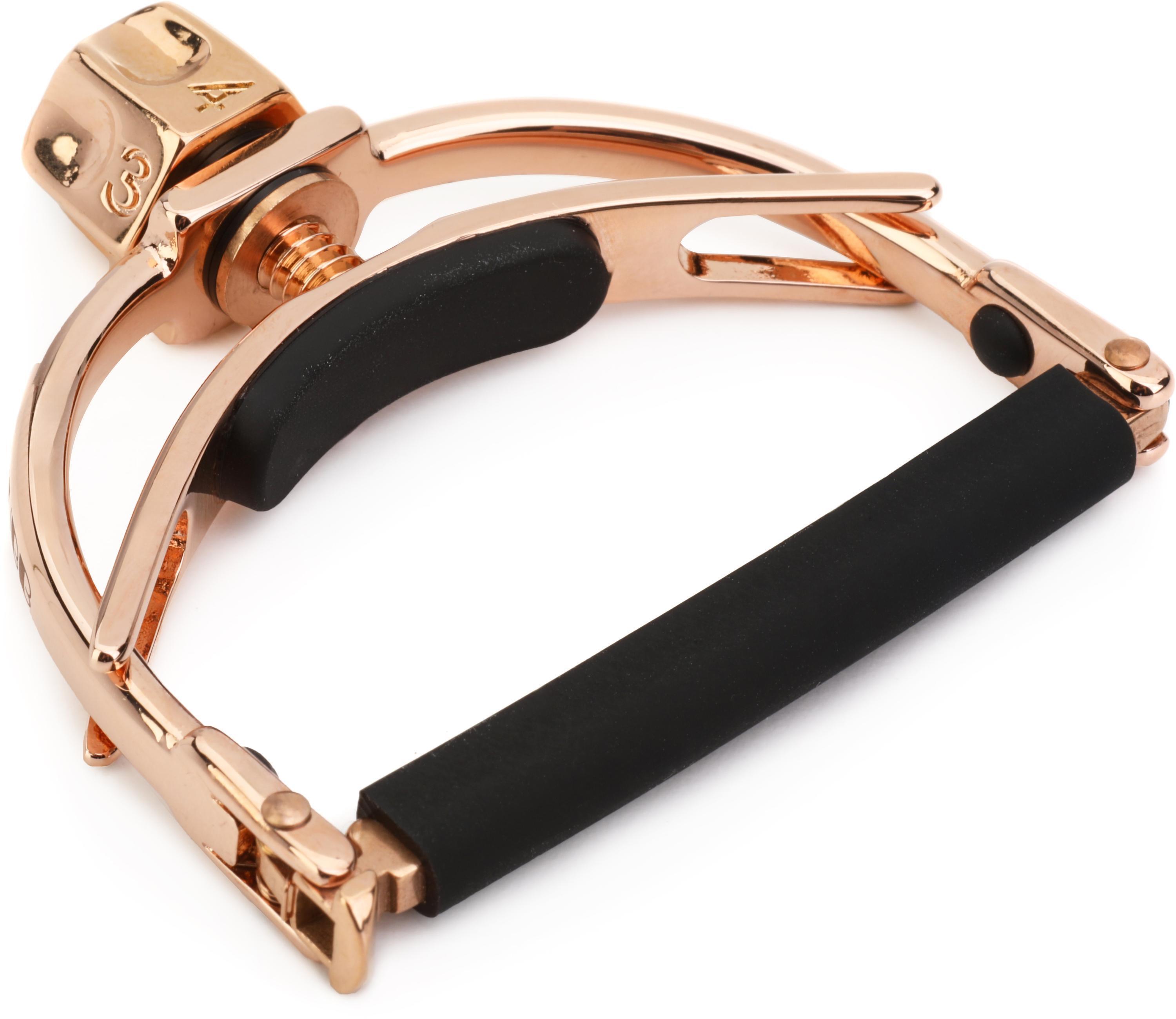 Shubb F1 FineTune Yoke Capo for Steel-string Guitars - Rose Gold | Sweetwater