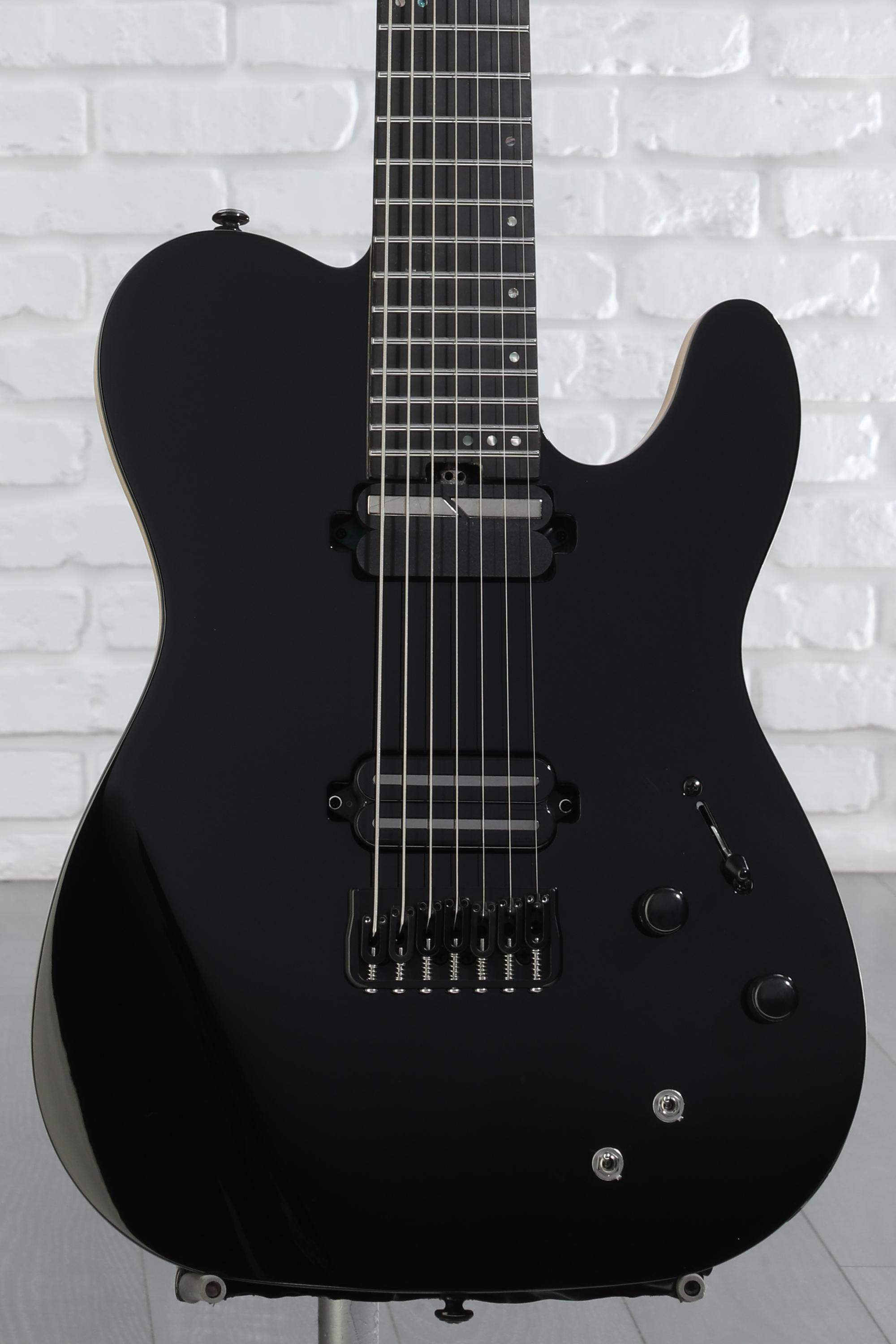 Schecter PT 7 SLS Elite 7-string Baritone Electric Guitar - Gloss Black ...