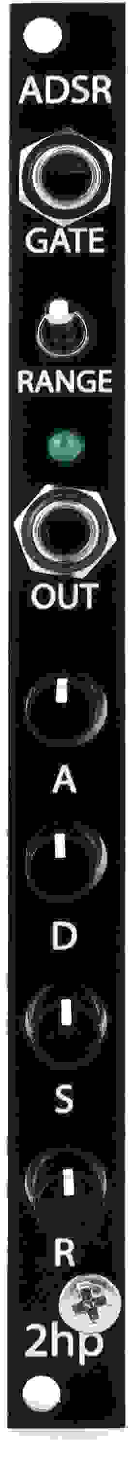 2HP ADSR Eurorack Envelope Module - Black | Sweetwater