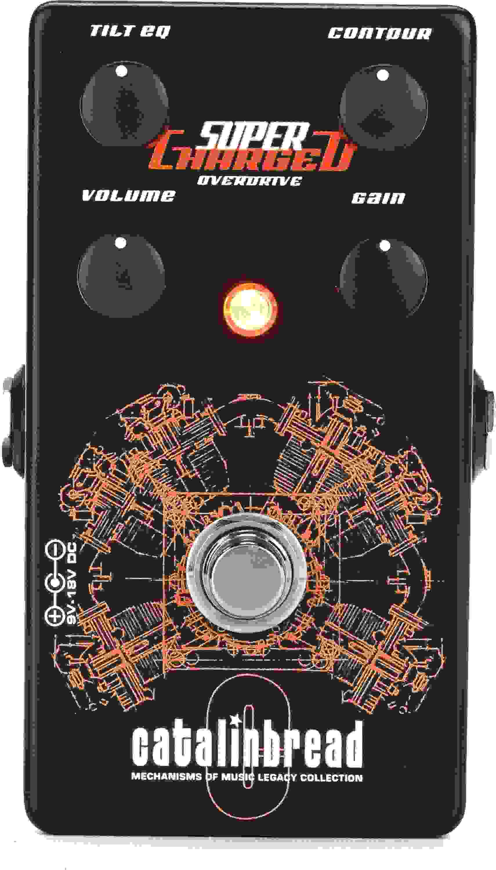 Catalinbread SuperCharged Overdrive Reissue Pedal | Sweetwater