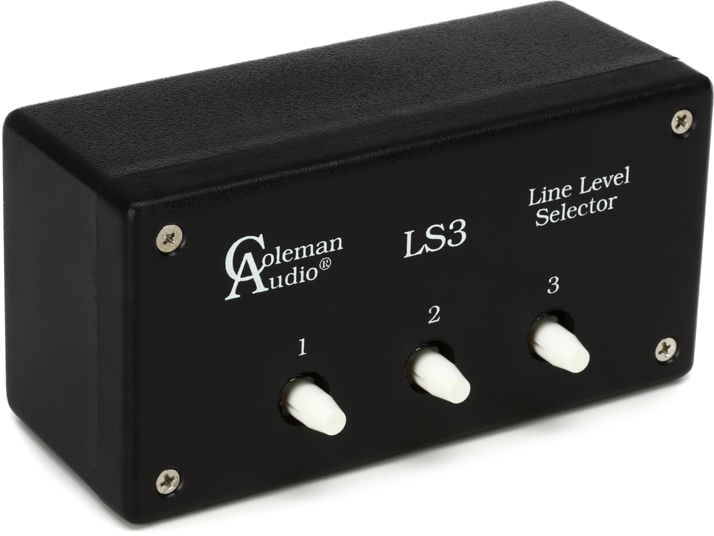 Coleman Audio LS3 Line Level Selector | Sweetwater