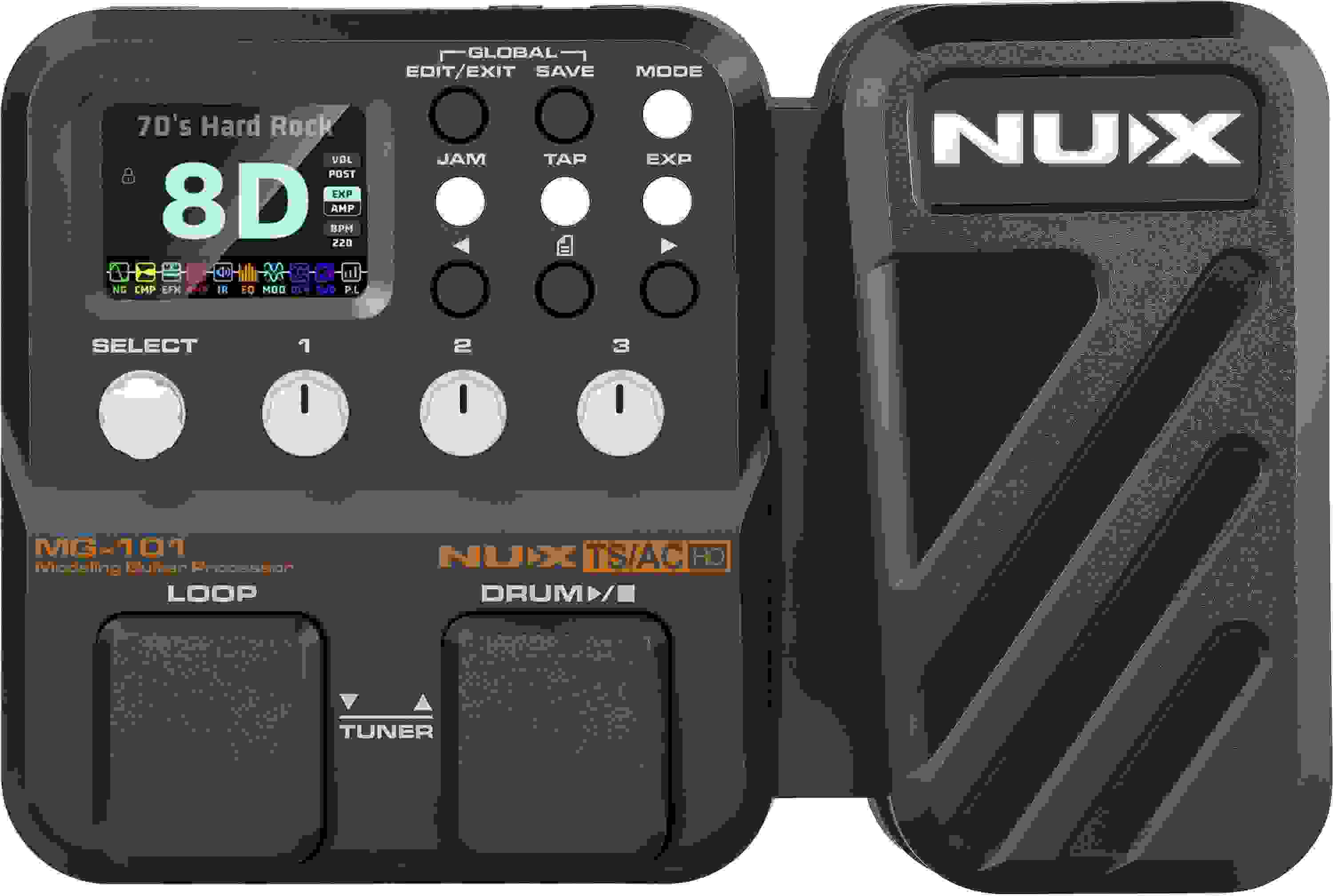 NUX MG-101 Amp Modeler and Guitar Effects Processor | Sweetwater