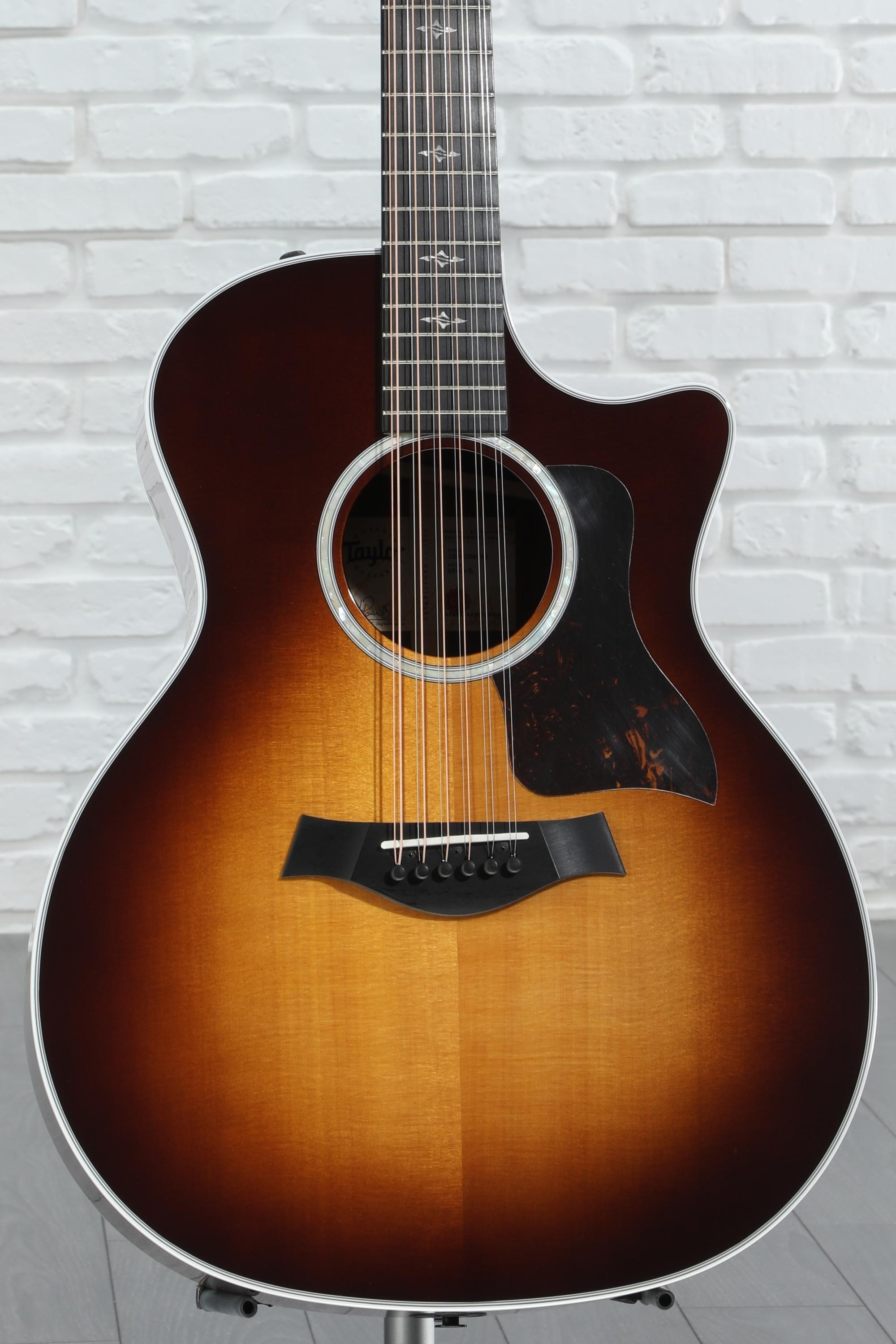 Taylor 454ce-R 12-string Acoustic-electric Guitar - Tobacco Sunburst ...