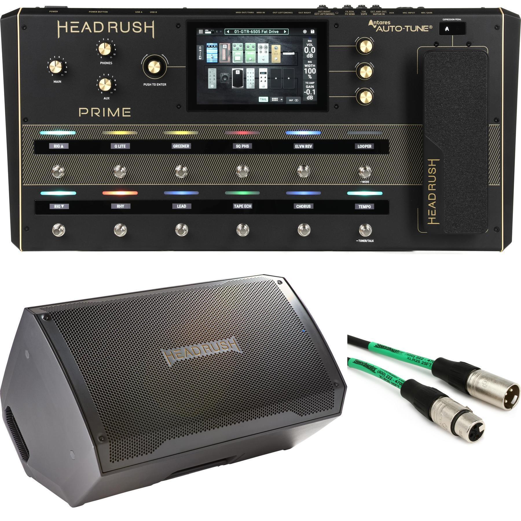 Headrush Prime Guitar Multi-effect/Amp Modeler/Vocal Processor Unit and ...