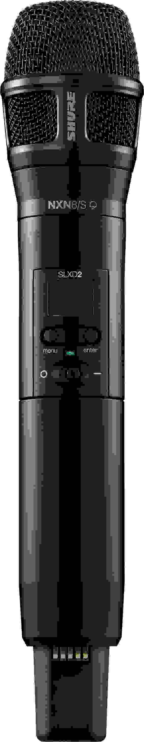 Shure SLXD2/Nexadyne Wireless Handheld Microphone Transmitter - Black | Sweetwater