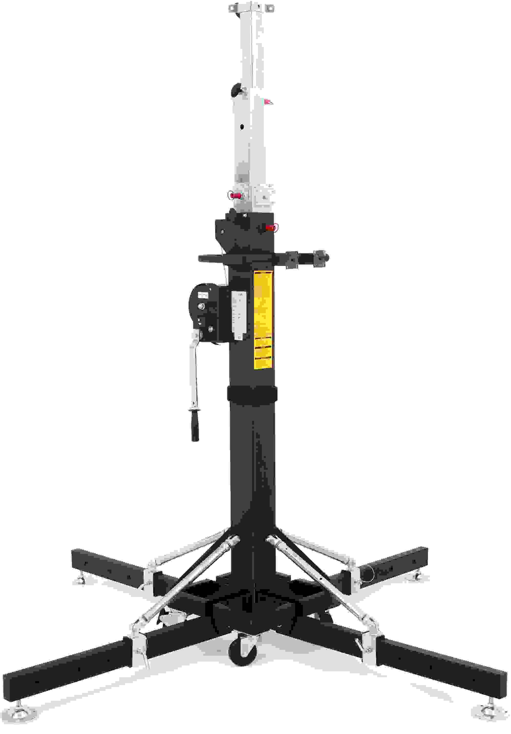 Global Truss ST-180 Heavy-duty Crank Stand with Outriggers - 18 foot ...