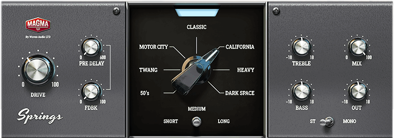 Waves Magma Springs Spring Reverb Plug-in | Sweetwater