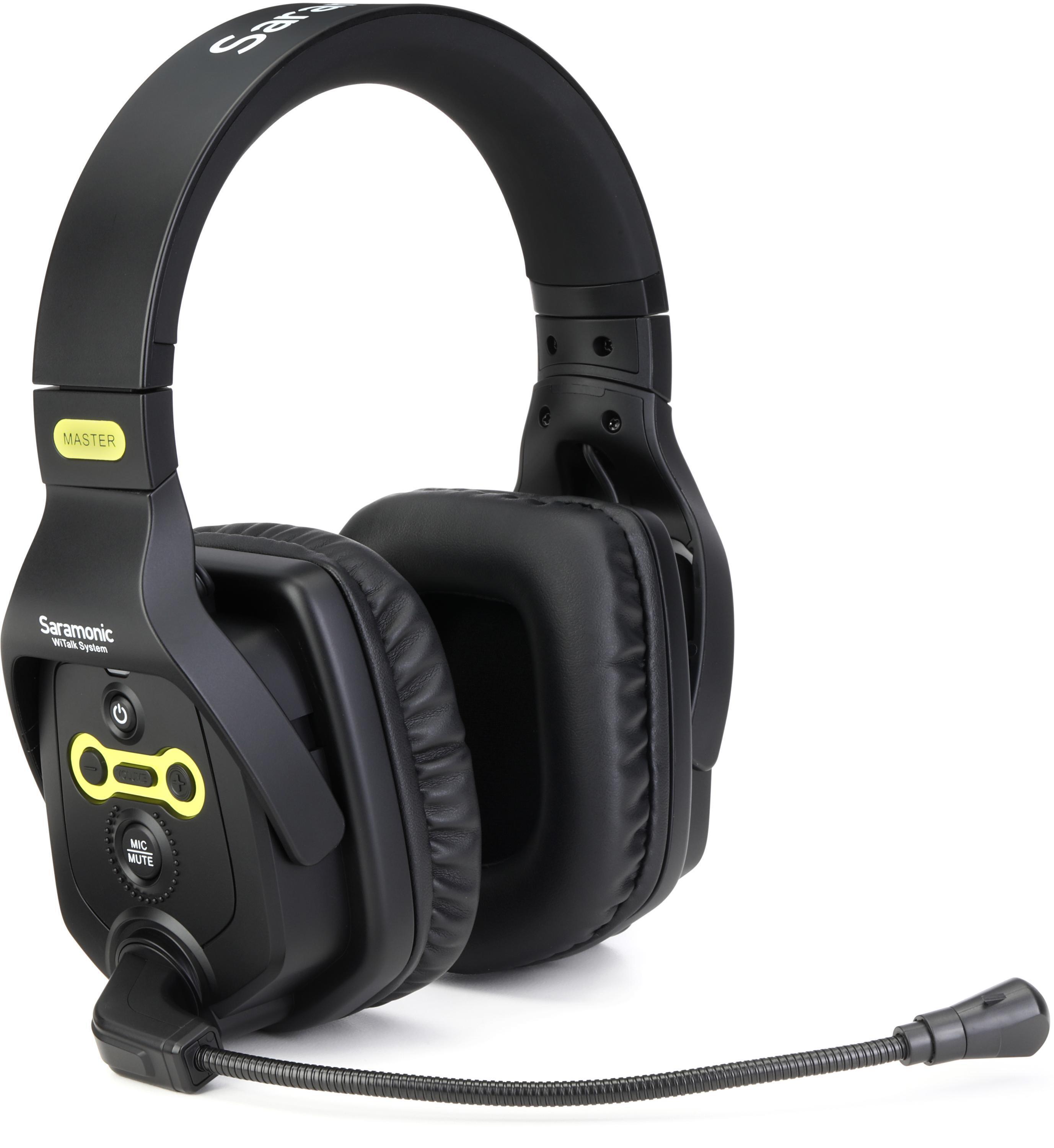 Saramonic WiTalk-DMH Dual-Ear Master Headset for WiTalk Intercom ...