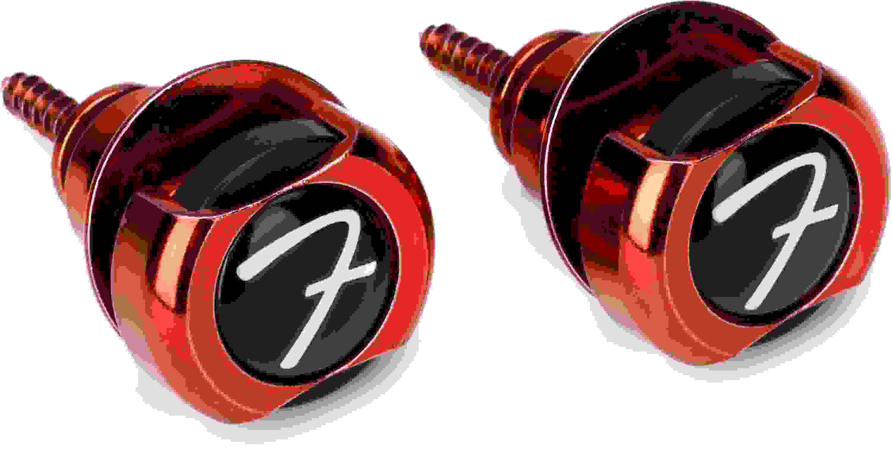 Fender Infinity Strap Locks - Red | Sweetwater