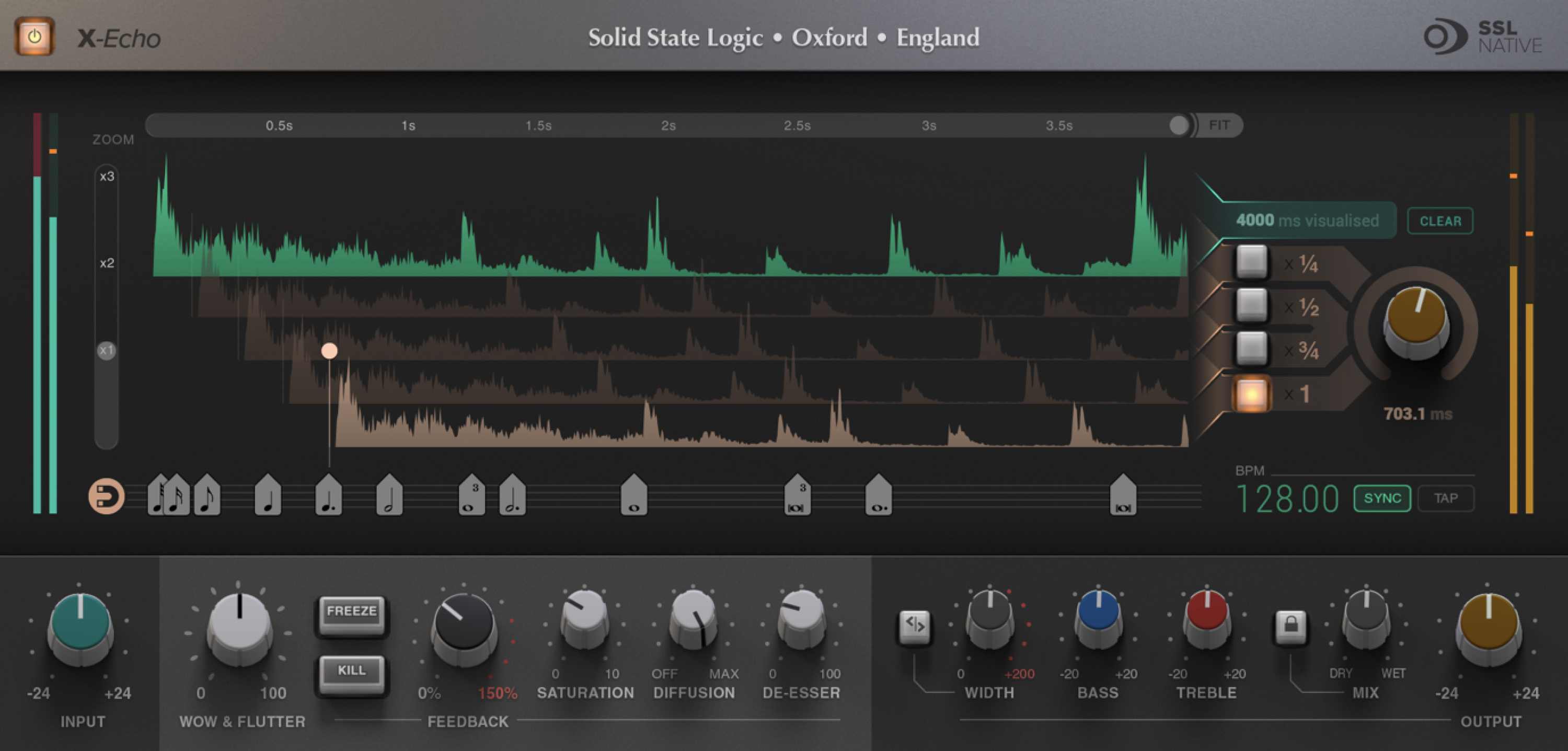 Solid State Logic X-Echo Vintage Tape Delay Plug-in | Sweetwater