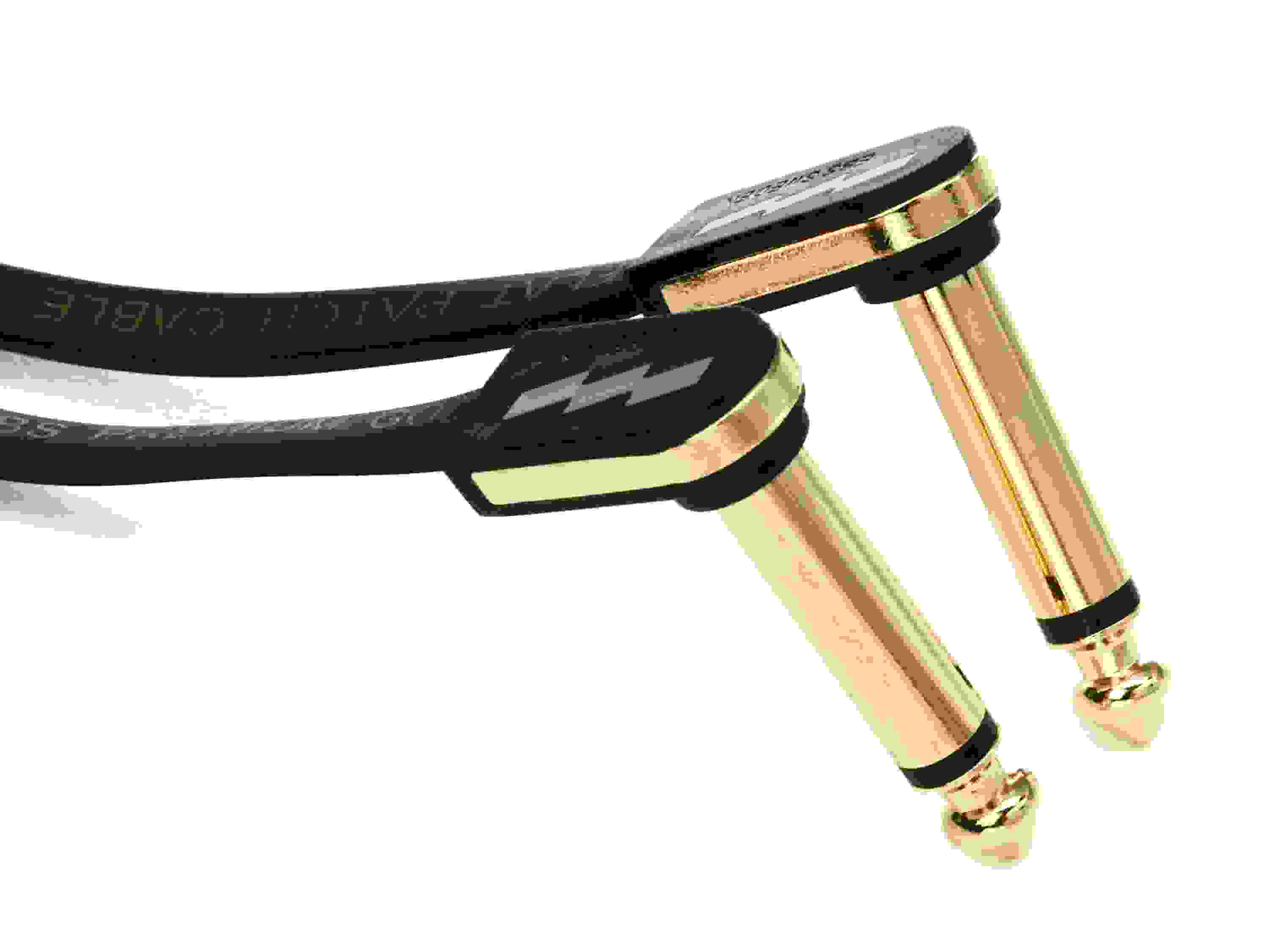 EBS PG-18 Premium Gold Flat Patch Cable - 7.09 inches | Sweetwater