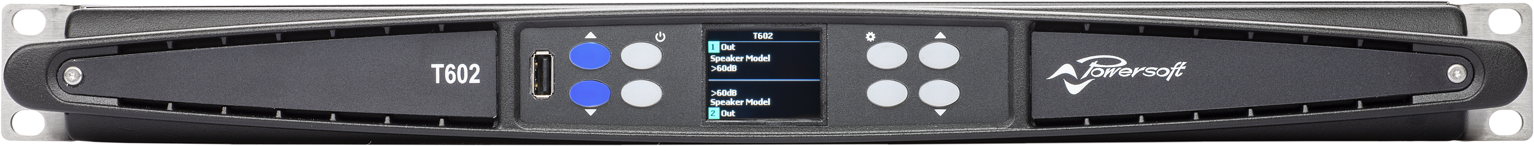 Powersoft T602 6,000-watt 2-channel Power Amplifier with Dante | Sweetwater