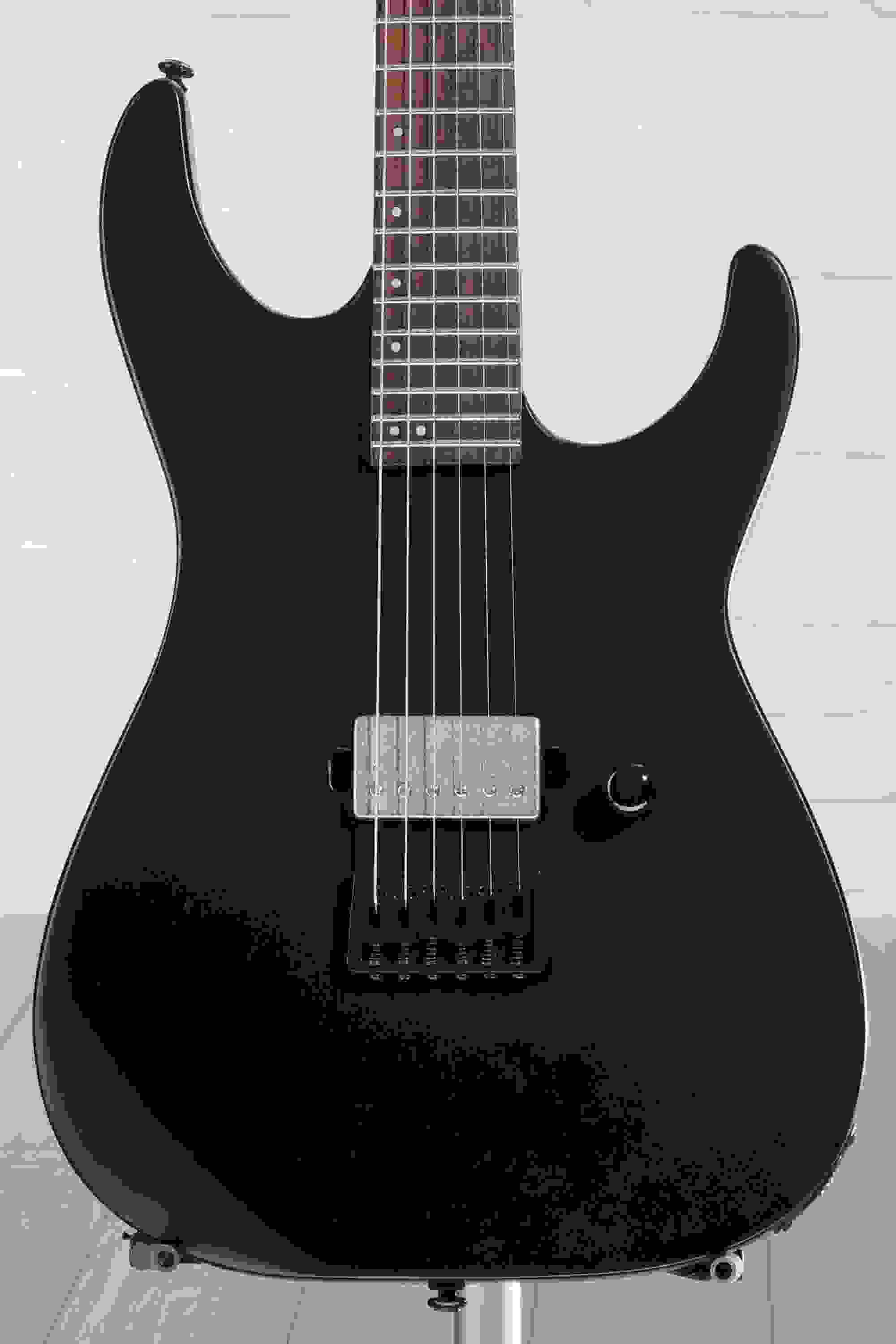 ESP LTD M-201 HT Electric Guitar - Black Satin | Sweetwater