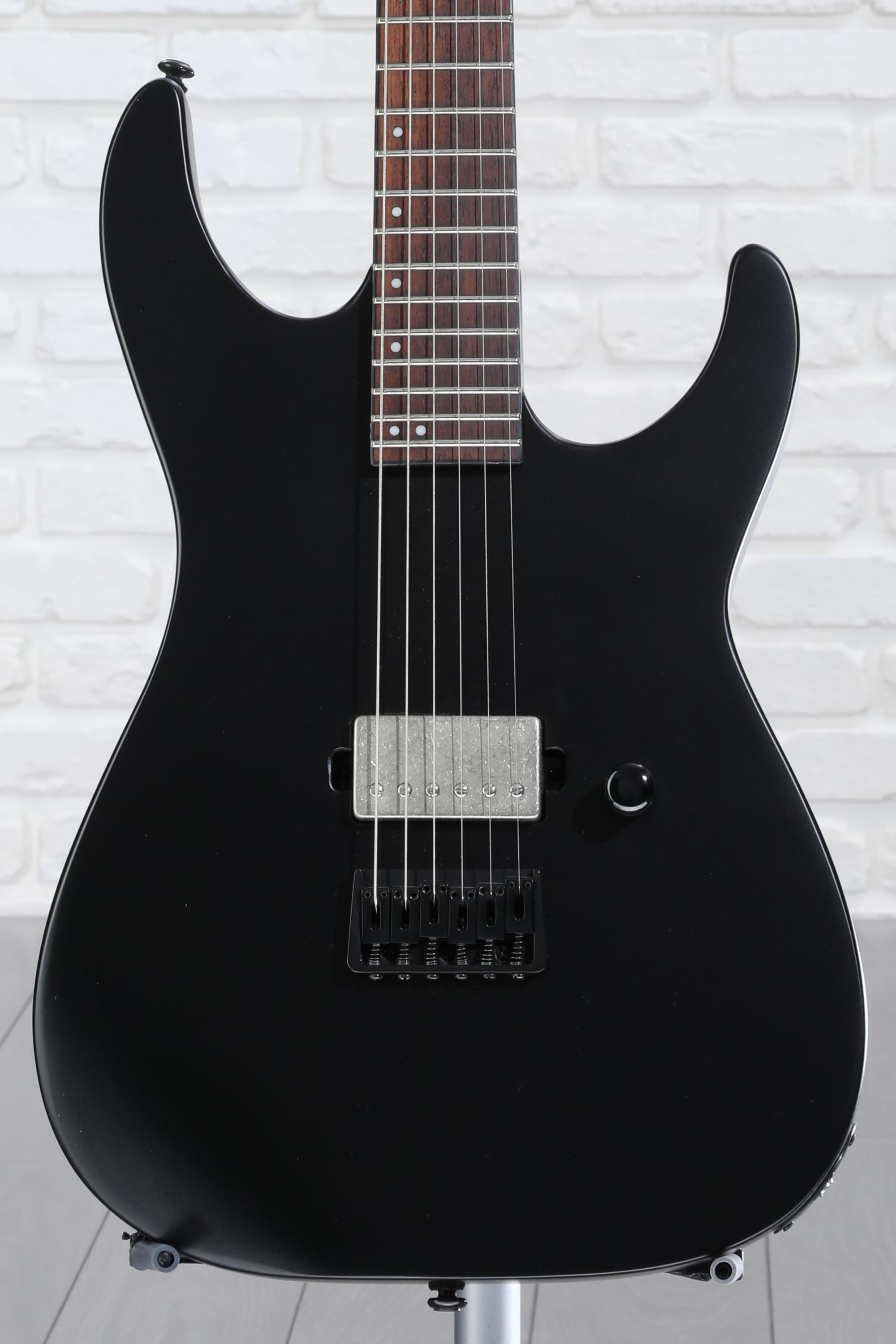 ESP LTD M-201 HT Electric Guitar - Black Satin | Sweetwater