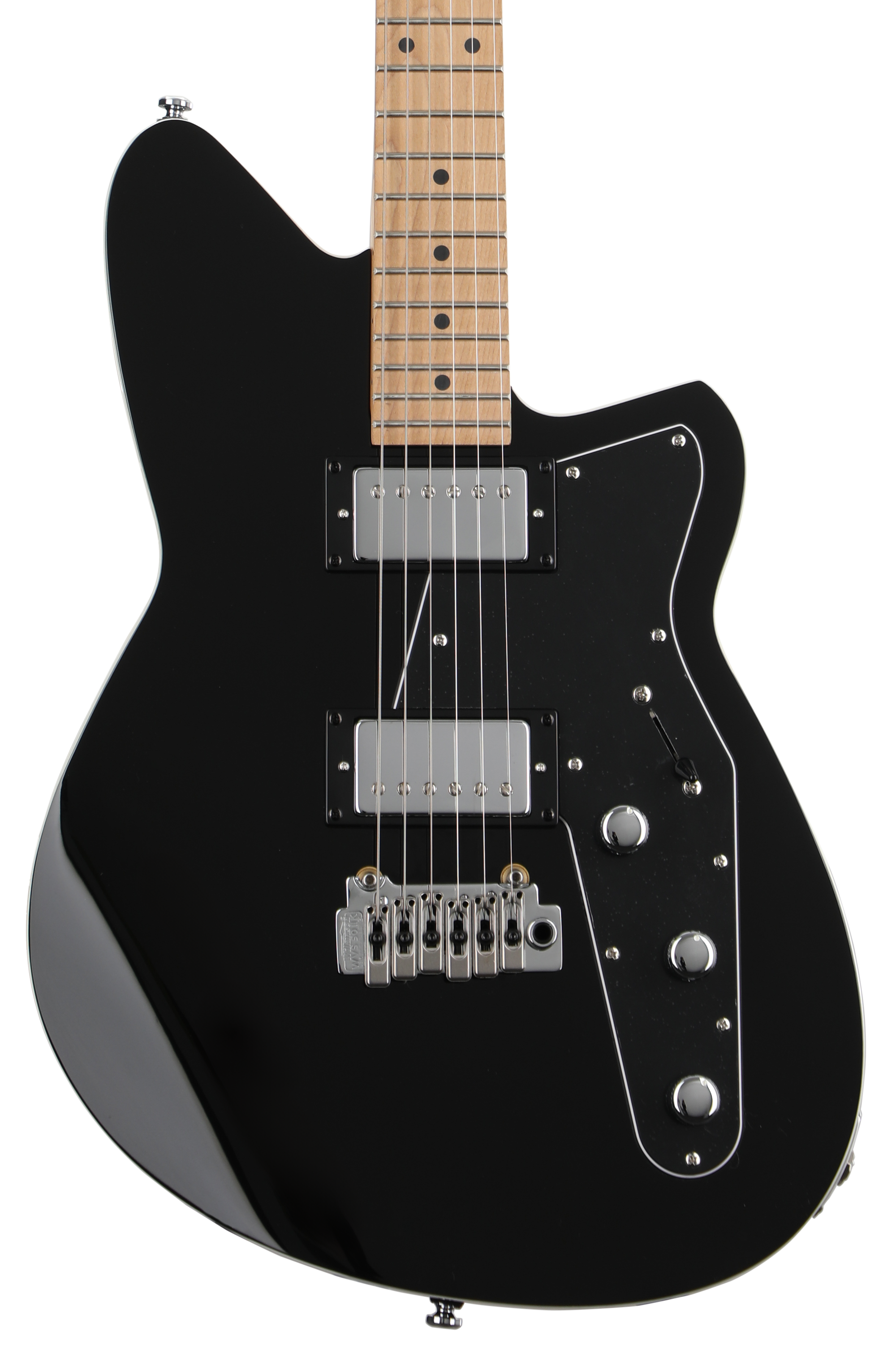Reverend Jetstream HB Solidbody Electric Guitar - Midnight Black, Maple ...