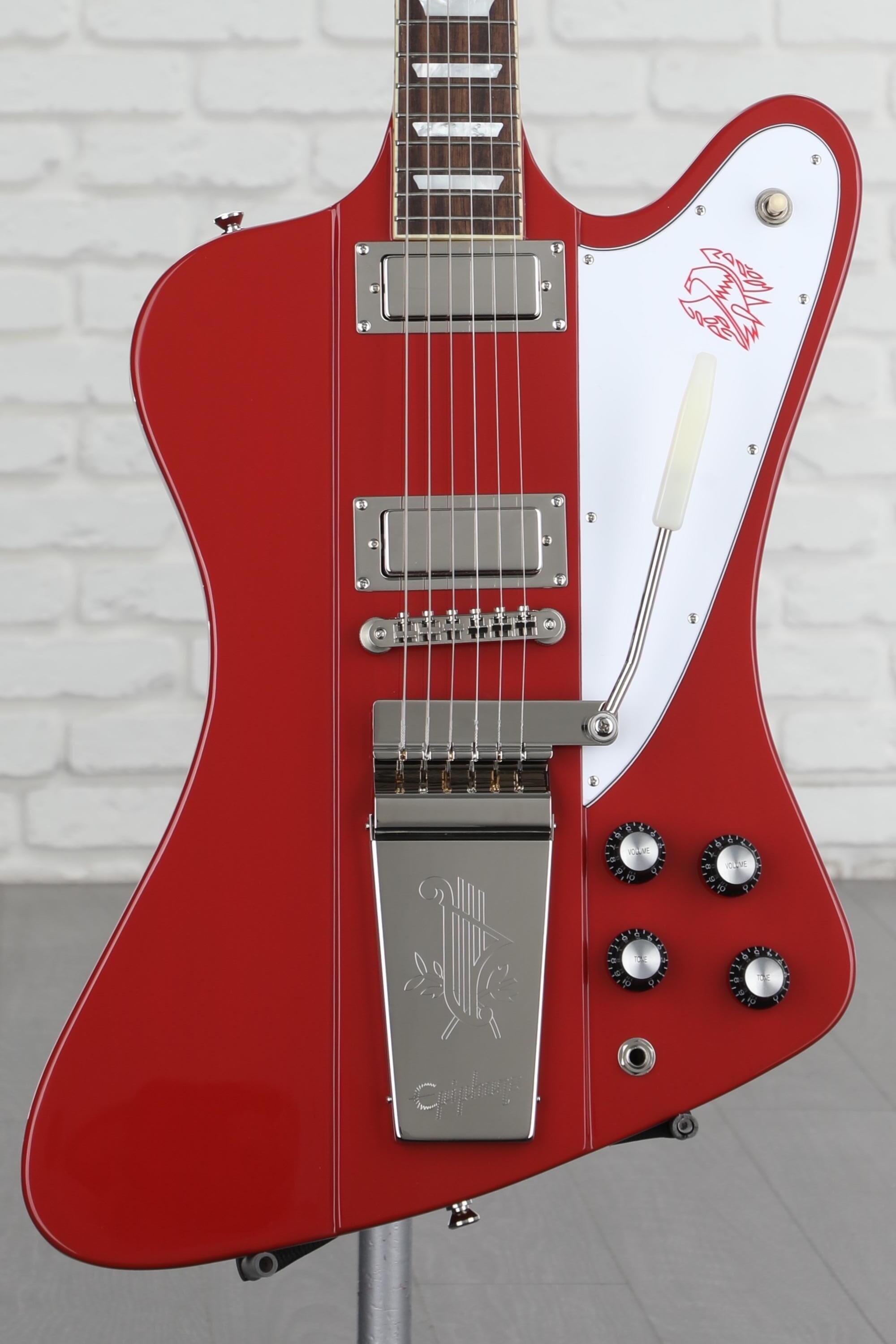 Epiphone 1963 Firebird V Electric Guitar - Ember Red | Sweetwater