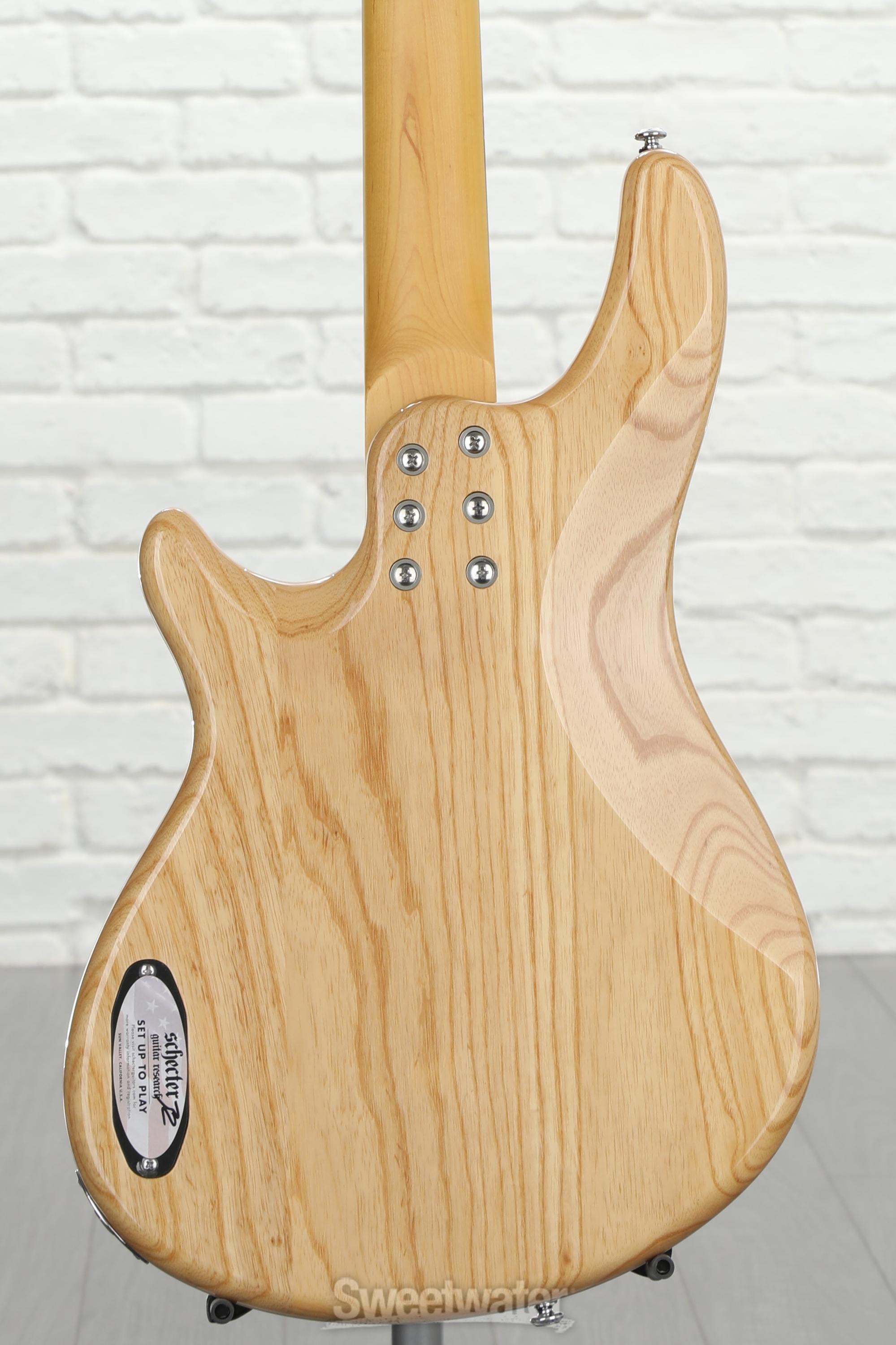 Schecter CV-4 Bass Guitar - Gloss Natural | Sweetwater