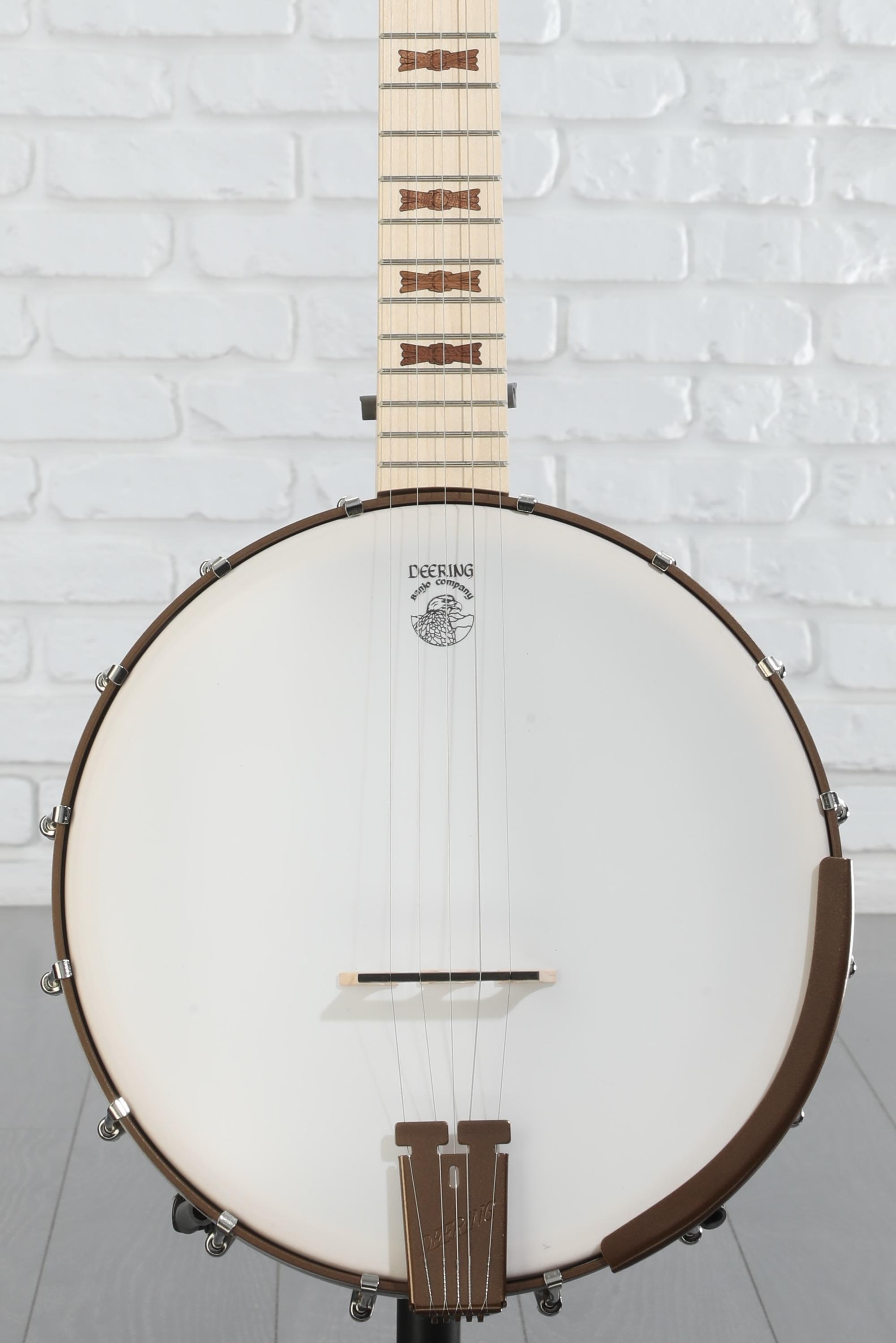 Deering Goodtime Open-back 5-string Left-handed Banjo - Blonde Satin ...