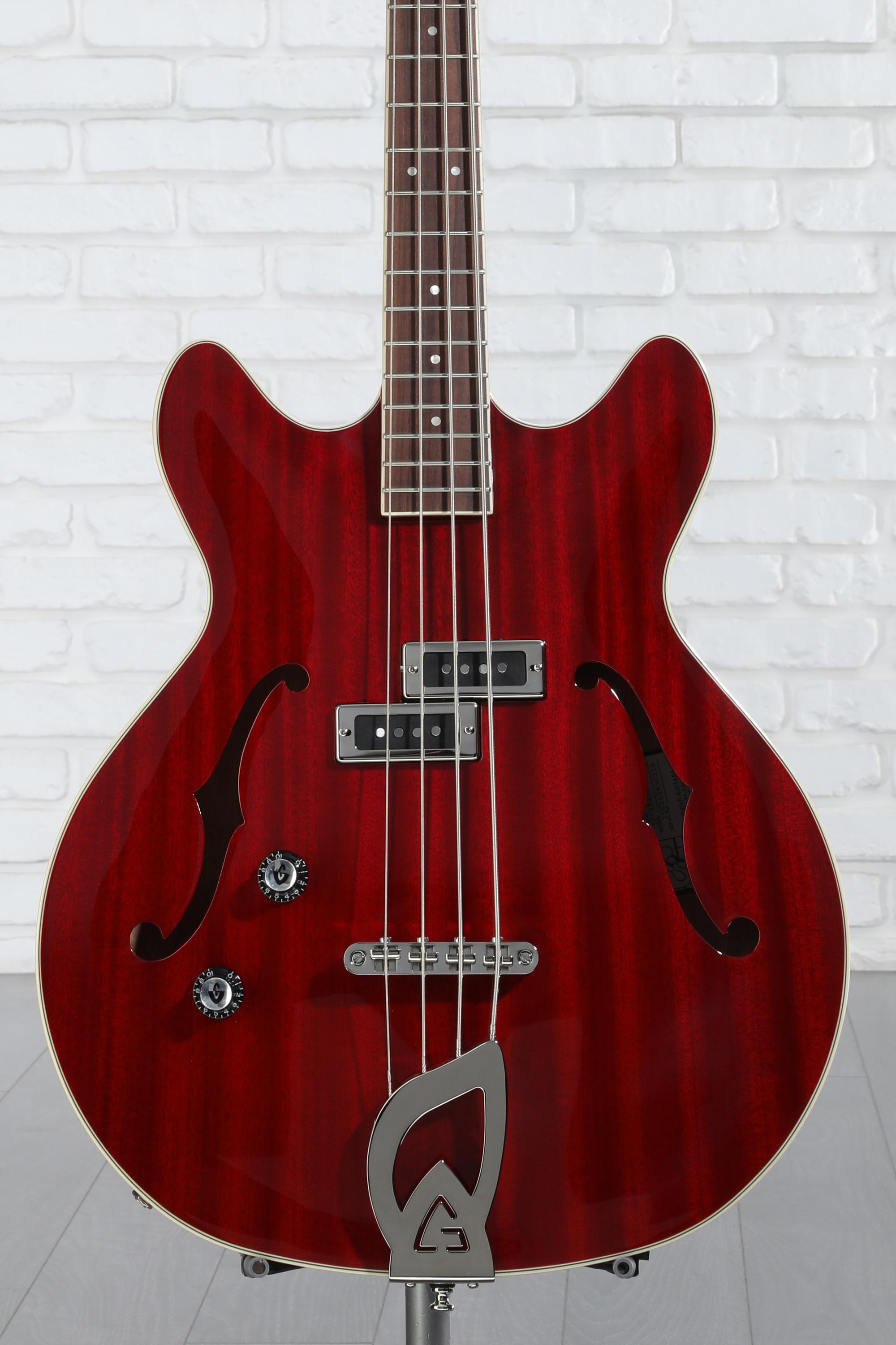 Guild Starfire I Left-handed Bass Guitar - Cherry | Sweetwater