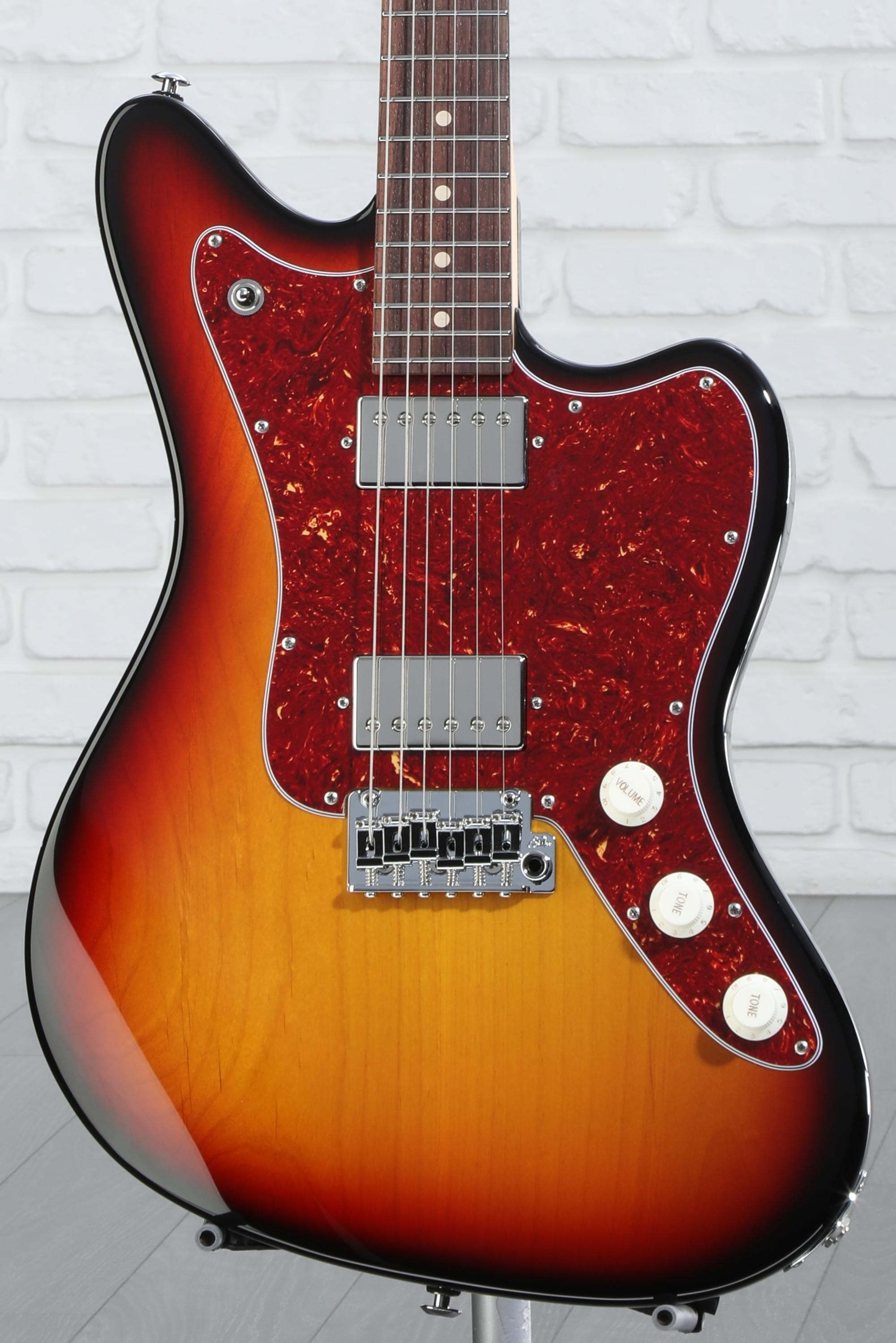 Suhr Classic JM HH Electric Guitar with Tremolo - 3-tone Burst | Sweetwater