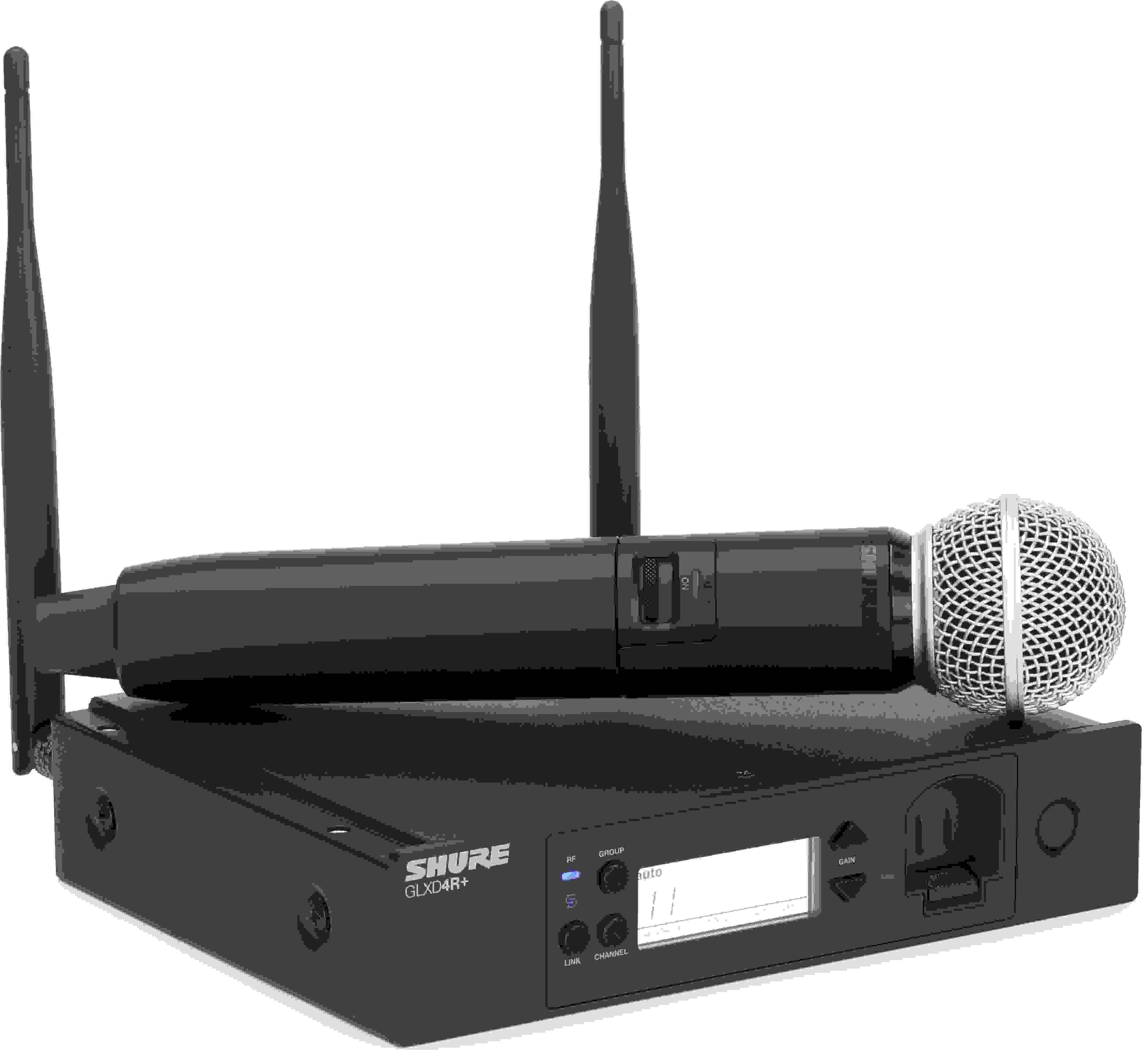 Shure GLXD24+/SM58 Digital Wireless Rack System with SM58 Capsule | Sweetwater